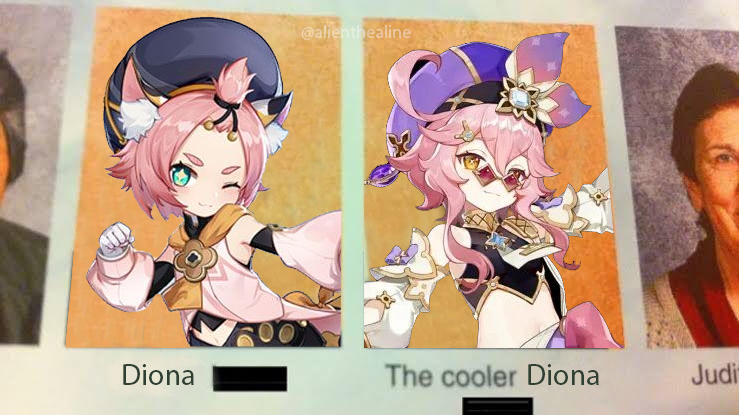 Dori and Diona Genshin Impact | HoYoLAB