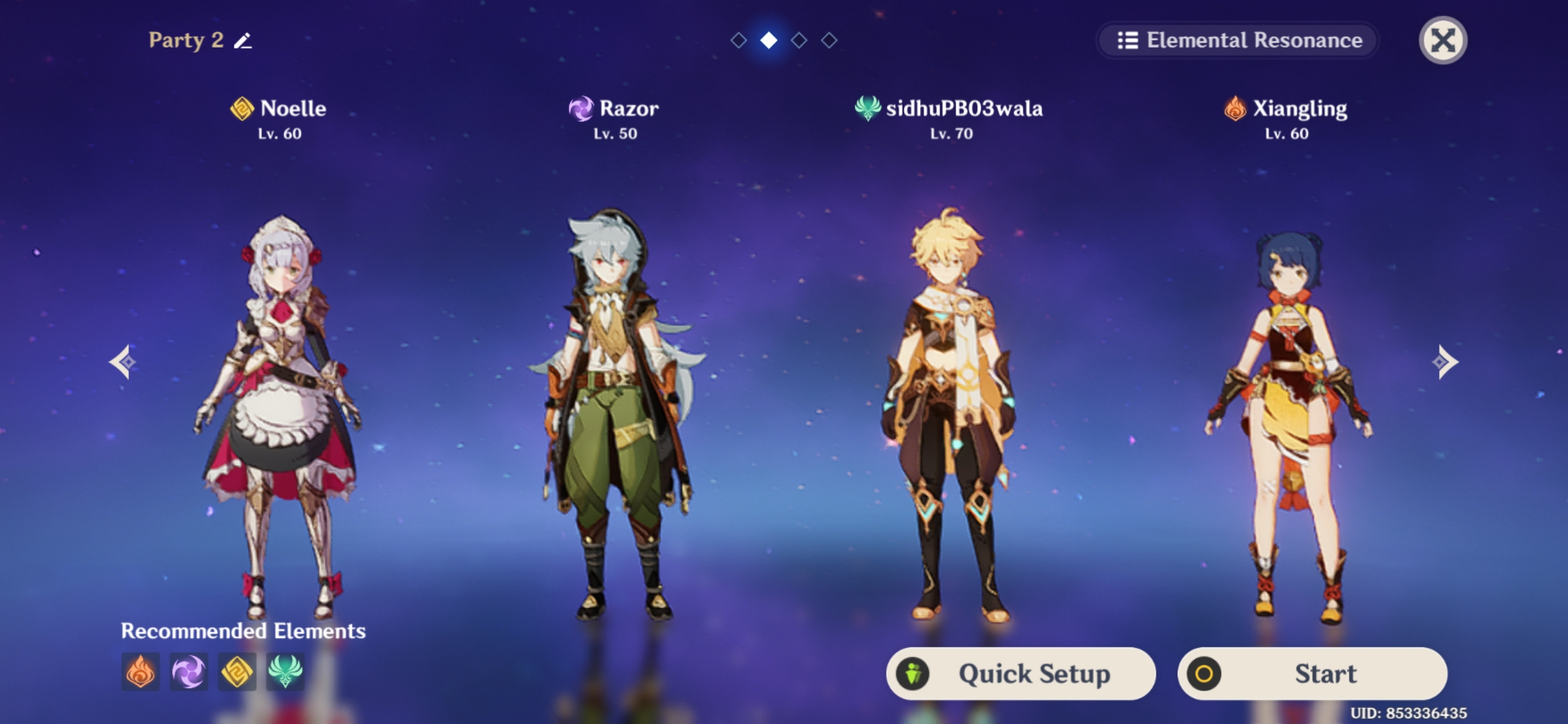 my party Genshin Impact | HoYoLAB