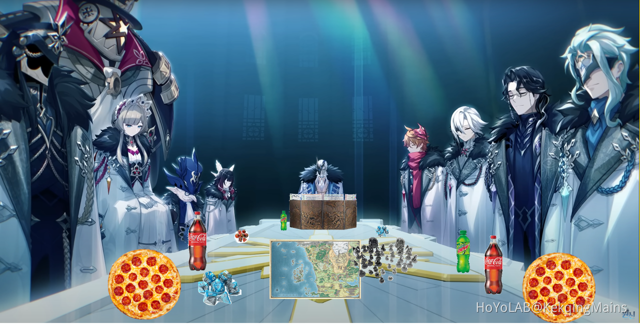 Dungeons and Dragons with the gang on Signora's Ashes Genshin Impact ...