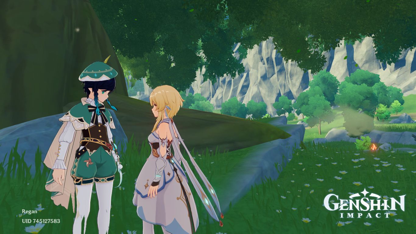 The Outlander Who Caught The Wind - Speedpaint Genshin Impact | HoYoLAB