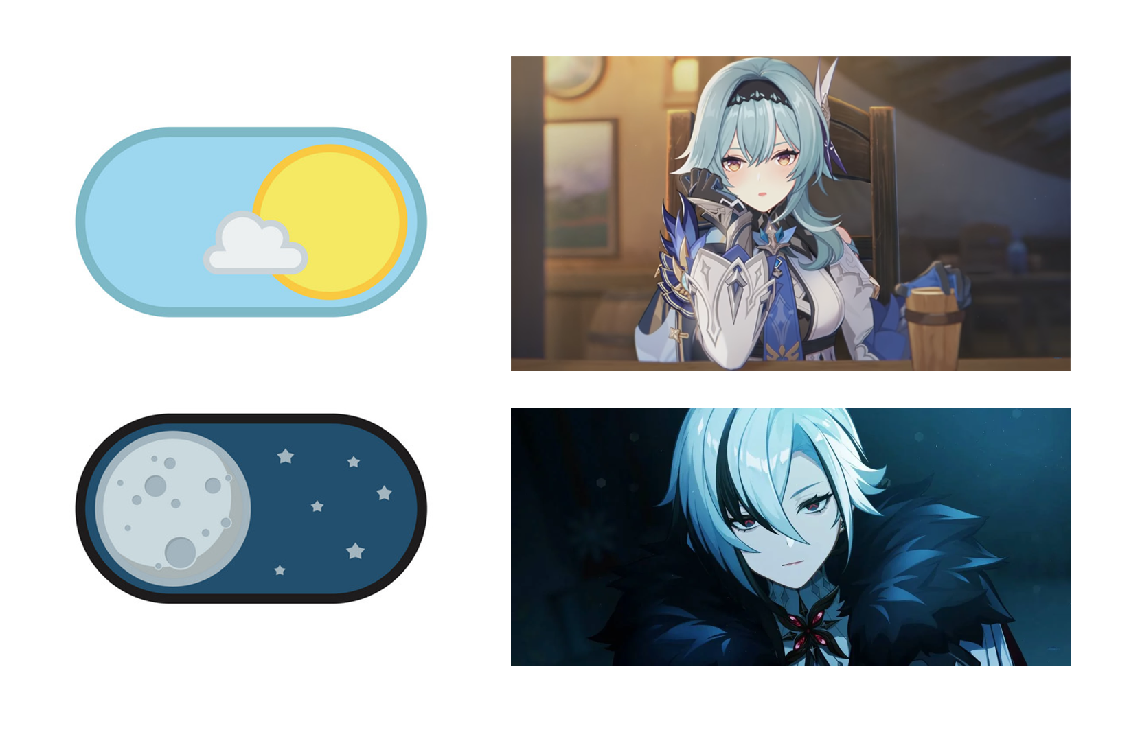 Eula & her Alter Genshin Impact | HoYoLAB