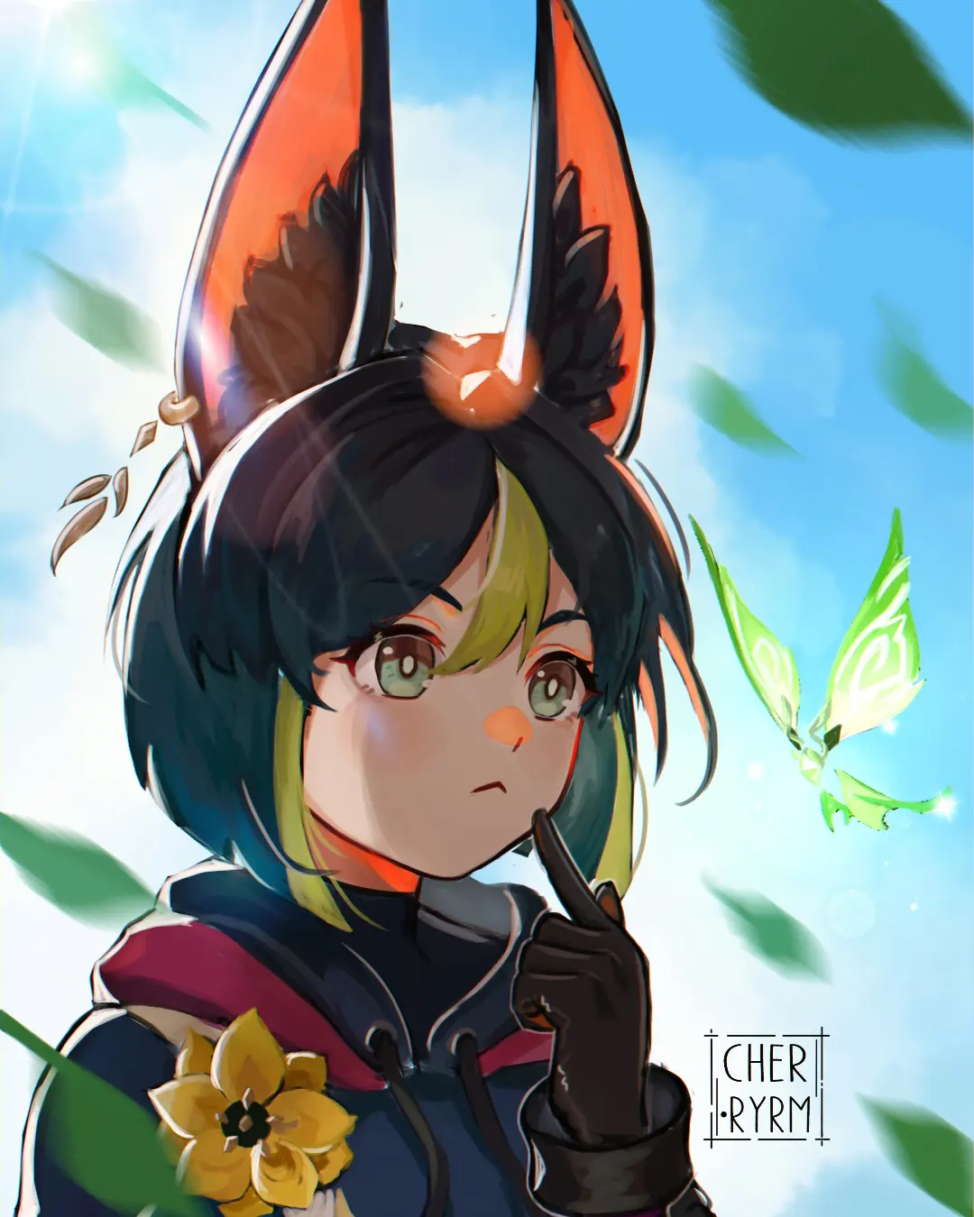 Tighnari and dendro crystalfly🦋 Genshin Impact | HoYoLAB