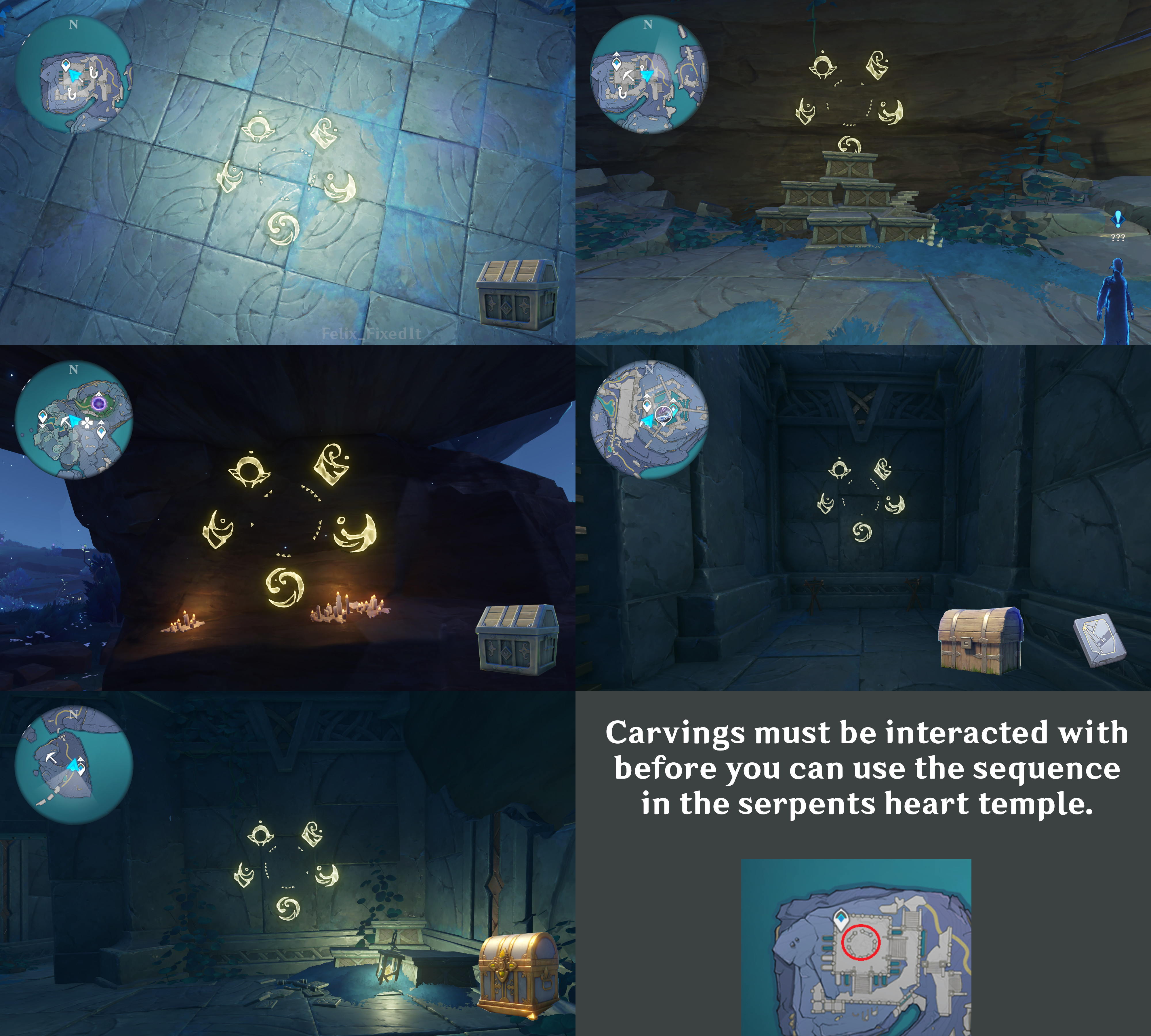 Enkanomiya Serpents Heart Carvings Genshin Impact | HoYoLAB