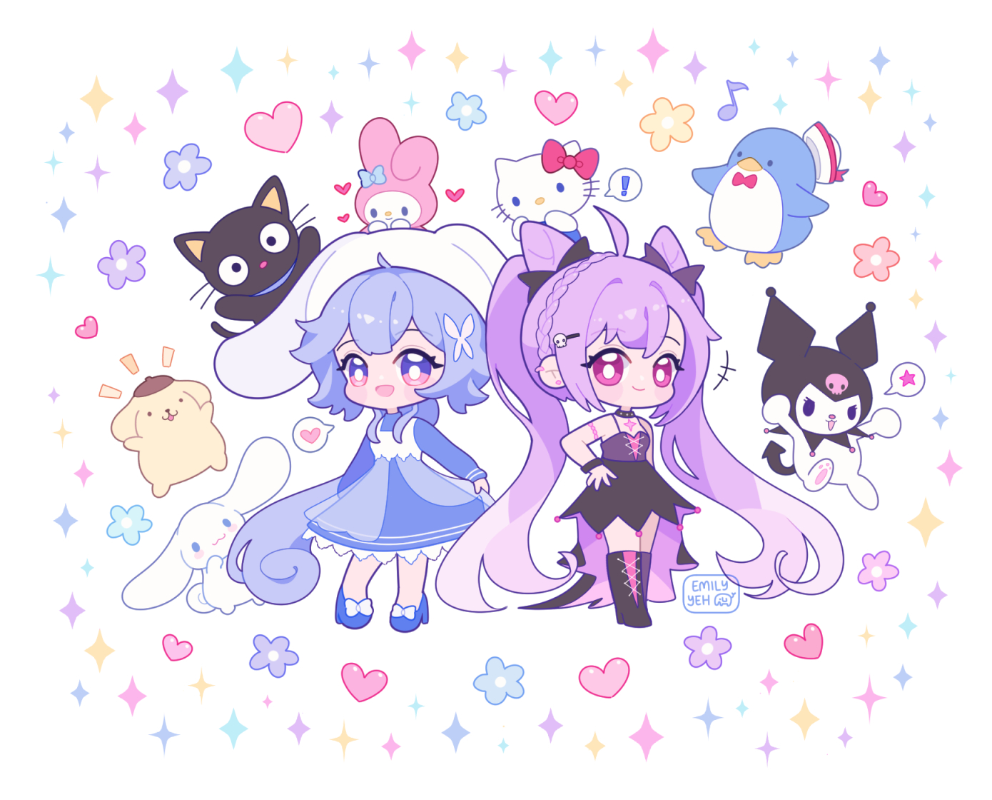 Sanrio Ganyu & Keqing! Genshin Impact | HoYoLAB