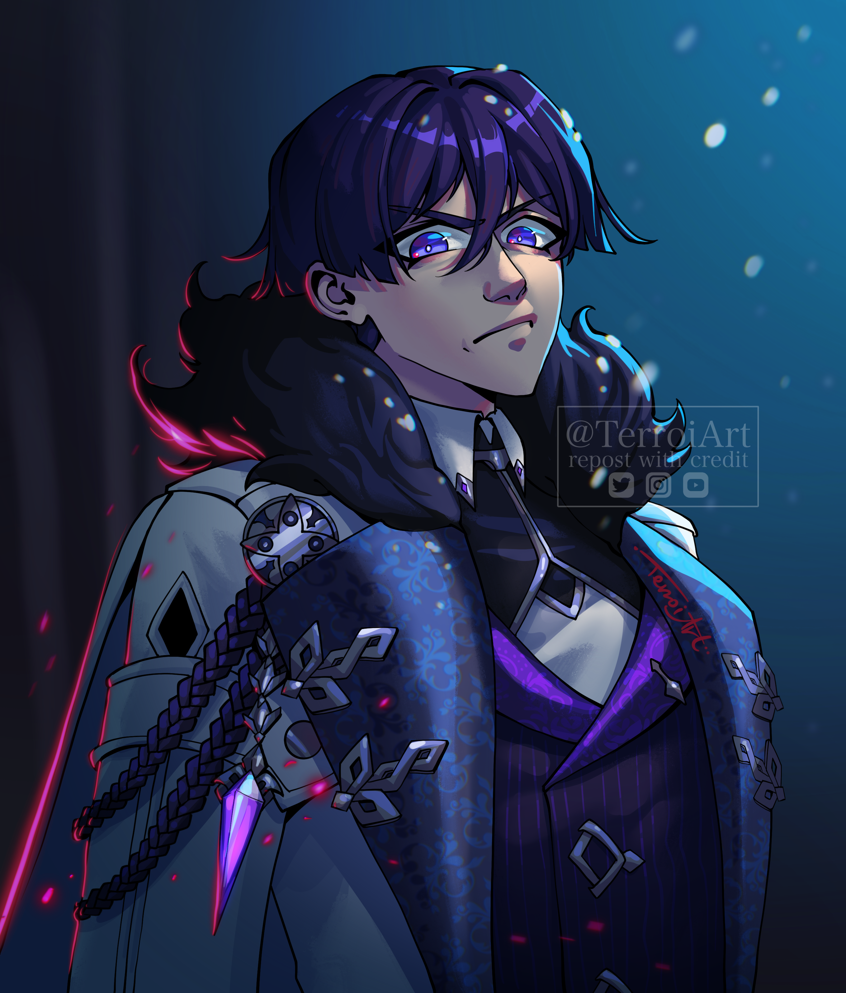 Scaramouche in Uniform ☂️ Genshin Impact | HoYoLAB
