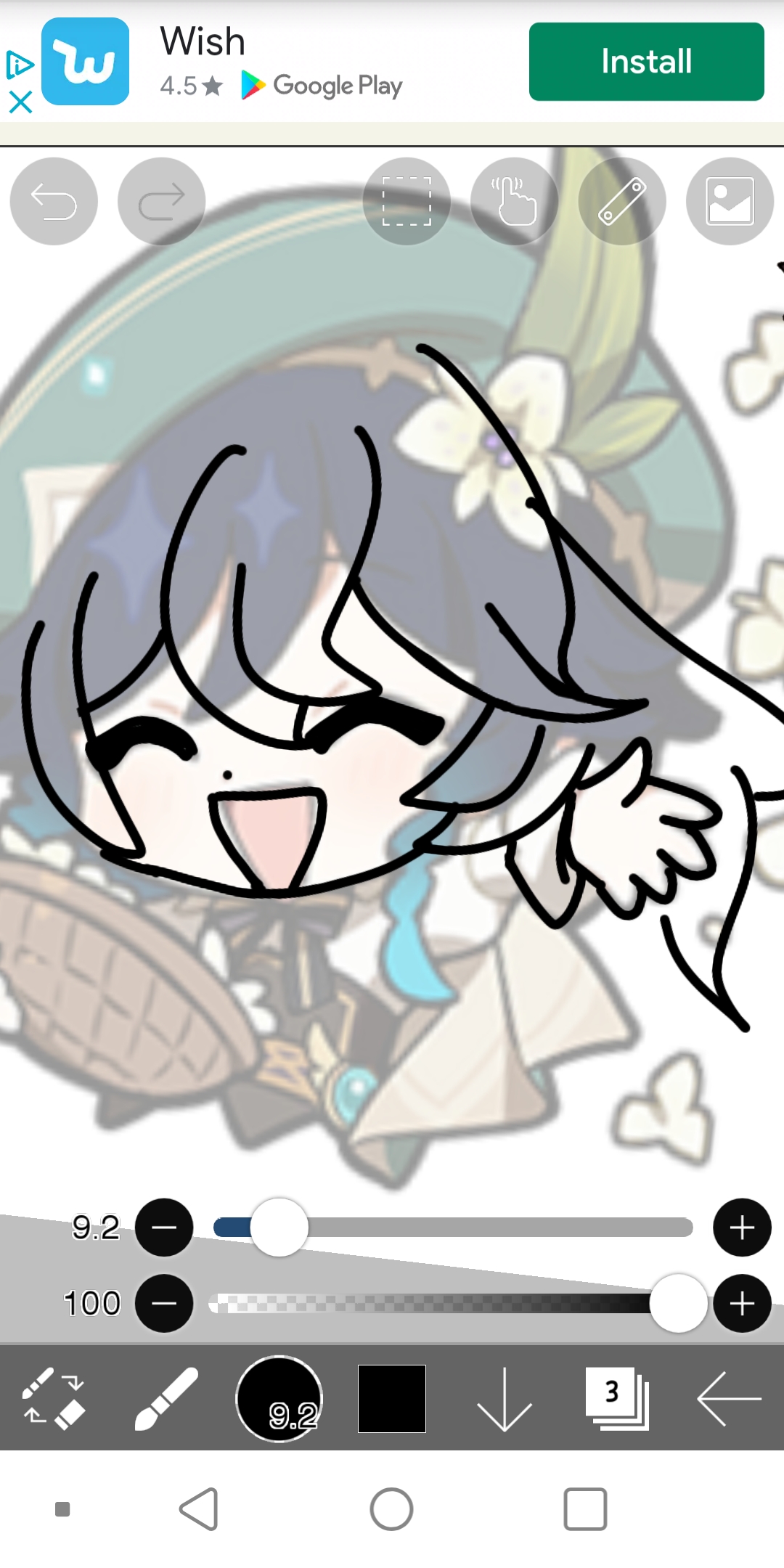 Hu Tao as venti emote | Genshin Impact | HoYoLAB