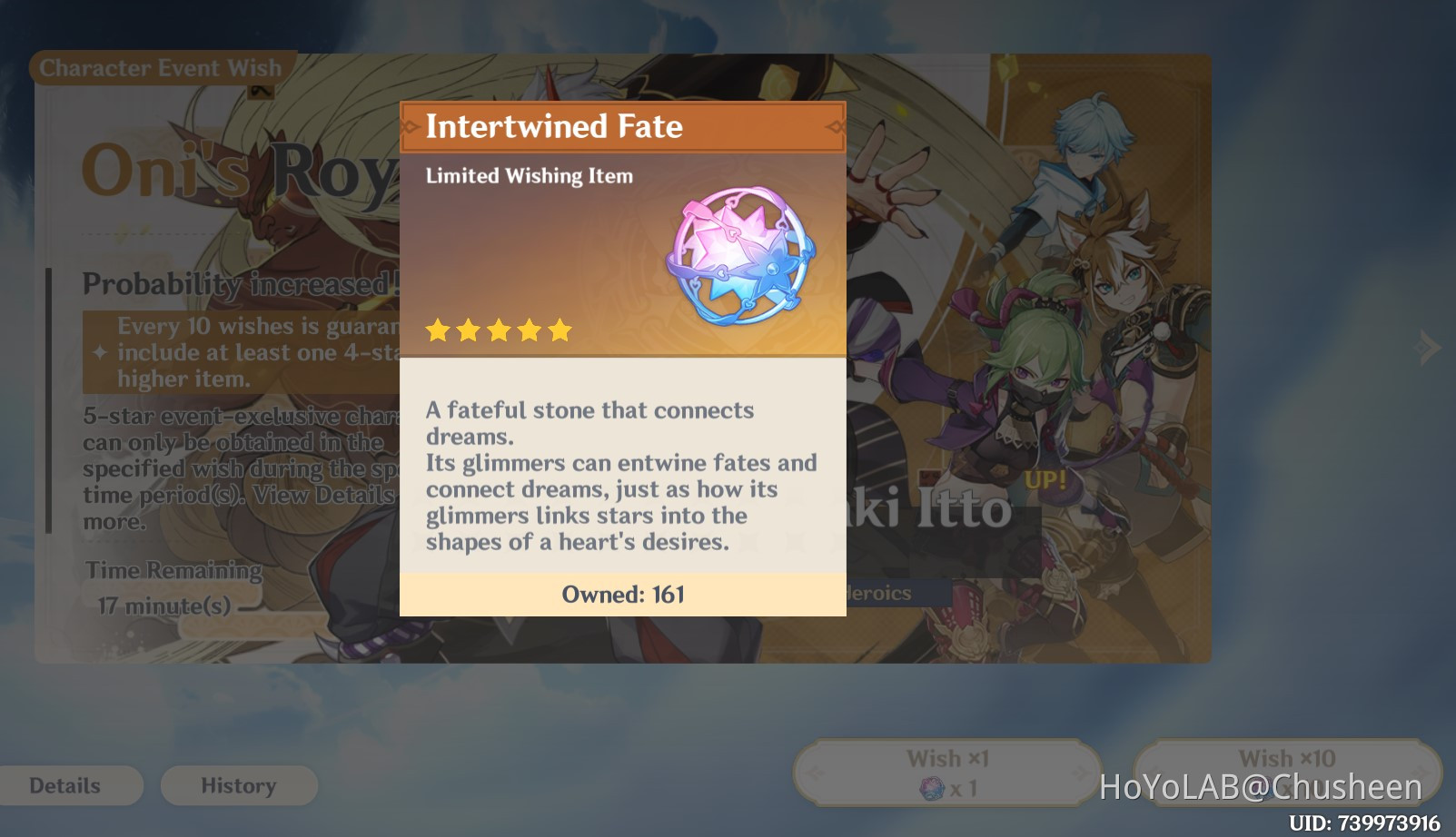 Fate Counter : 161 Genshin Impact | HoYoLAB