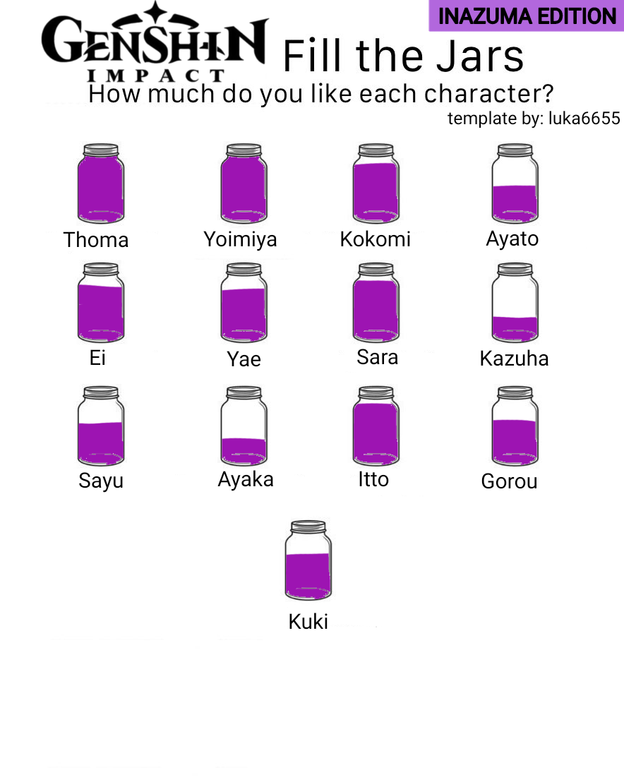 Fill the jars Genshin Impact | HoYoLAB