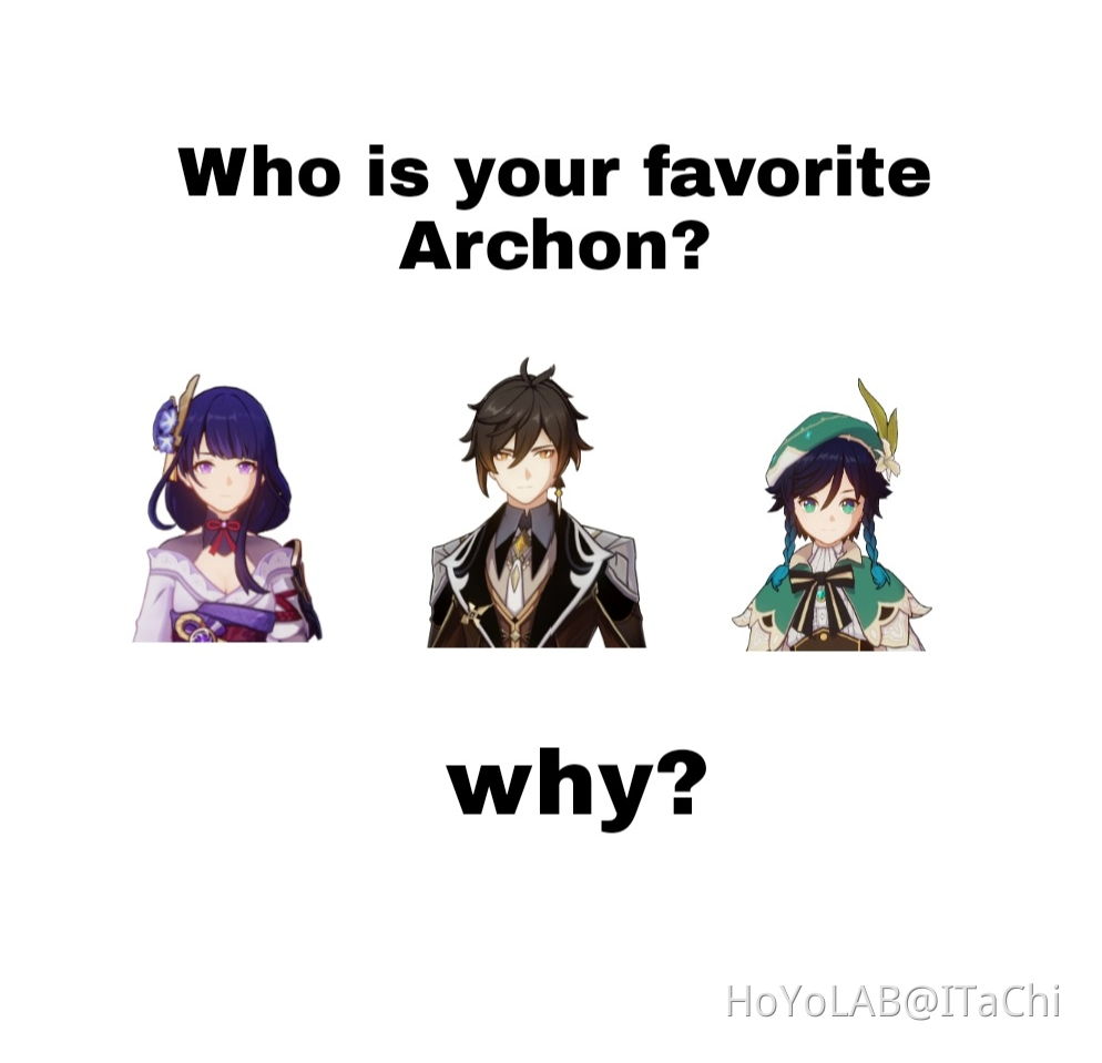 What's your favorite Archon? Genshin Impact | HoYoLAB