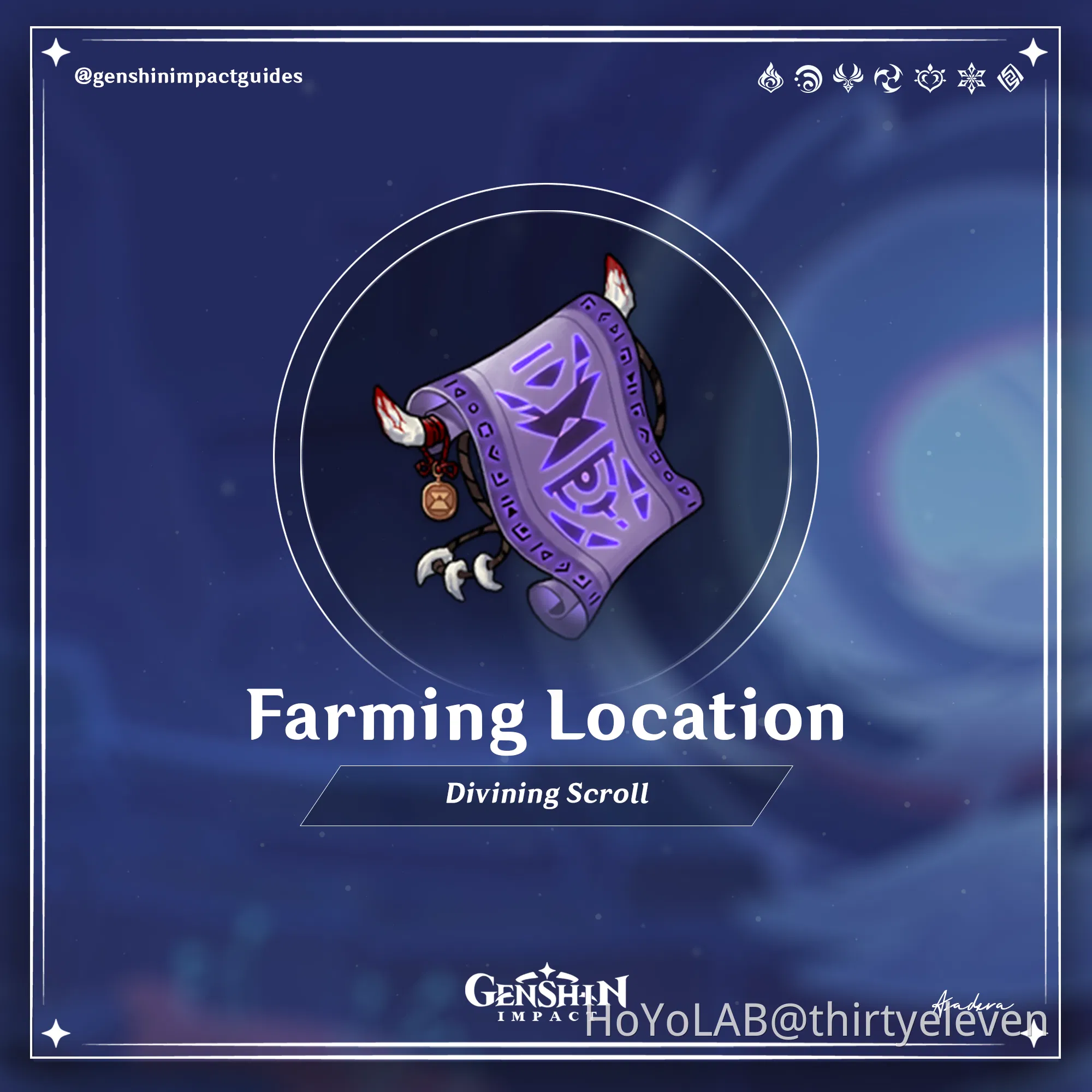 Divining Scroll Farming Route! Genshin Impact | HoYoLAB