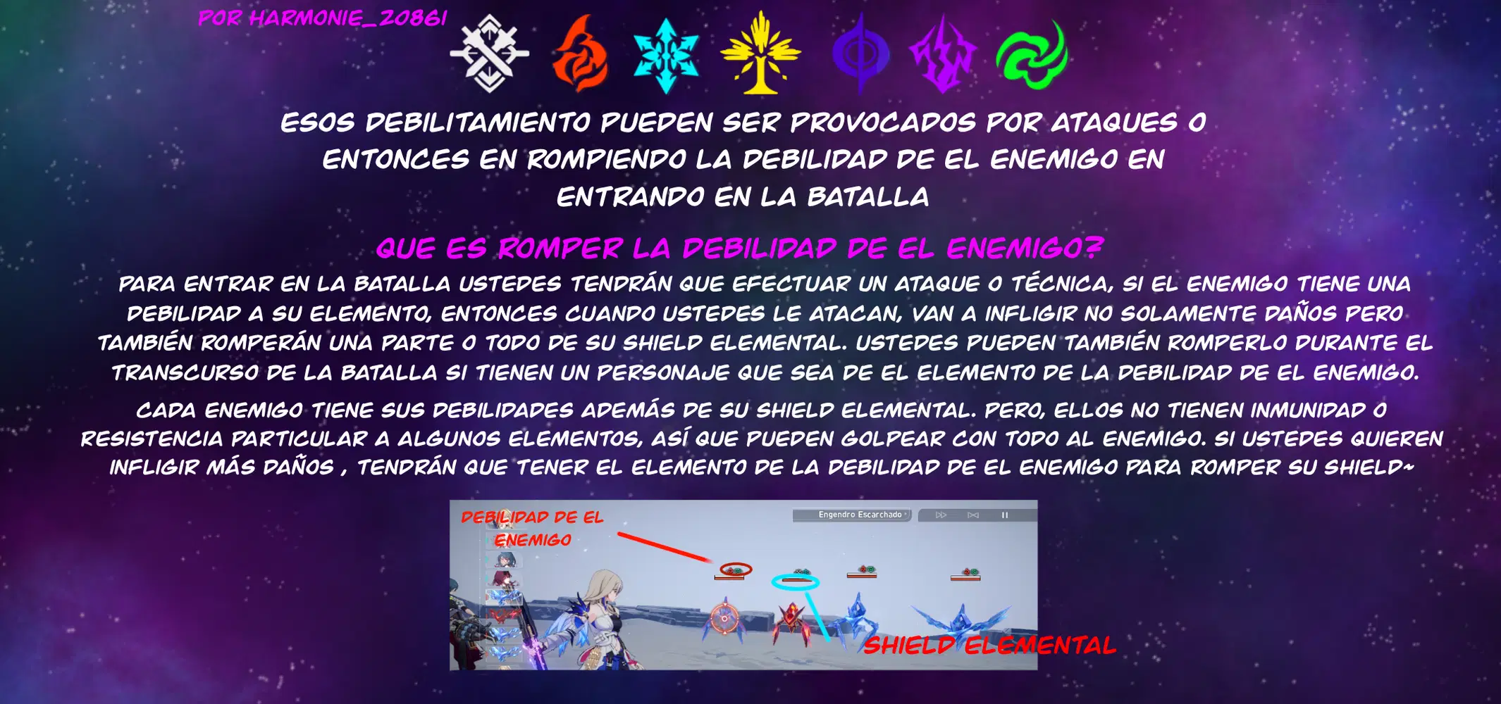 [Honkai Star Rail Español] Explicación de los elementos y de las vías ...