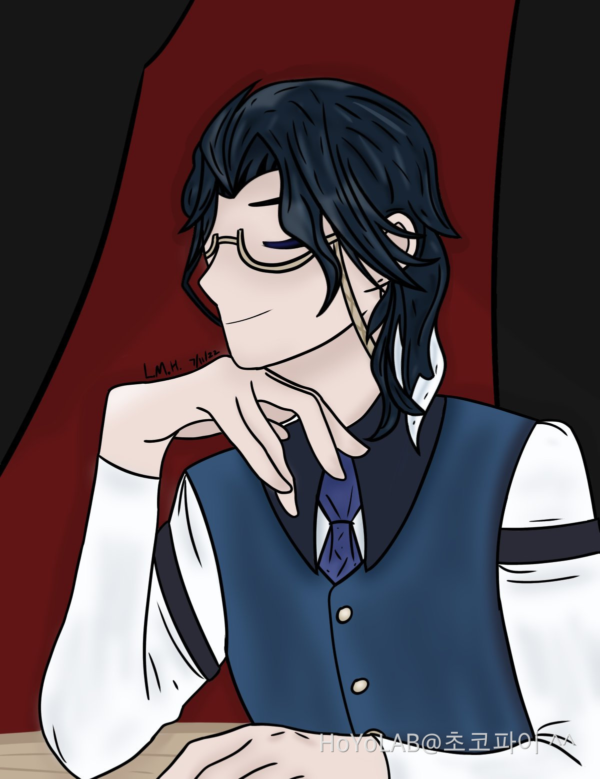 Pantalone in a fancy outfit! Genshin Impact | HoYoLAB