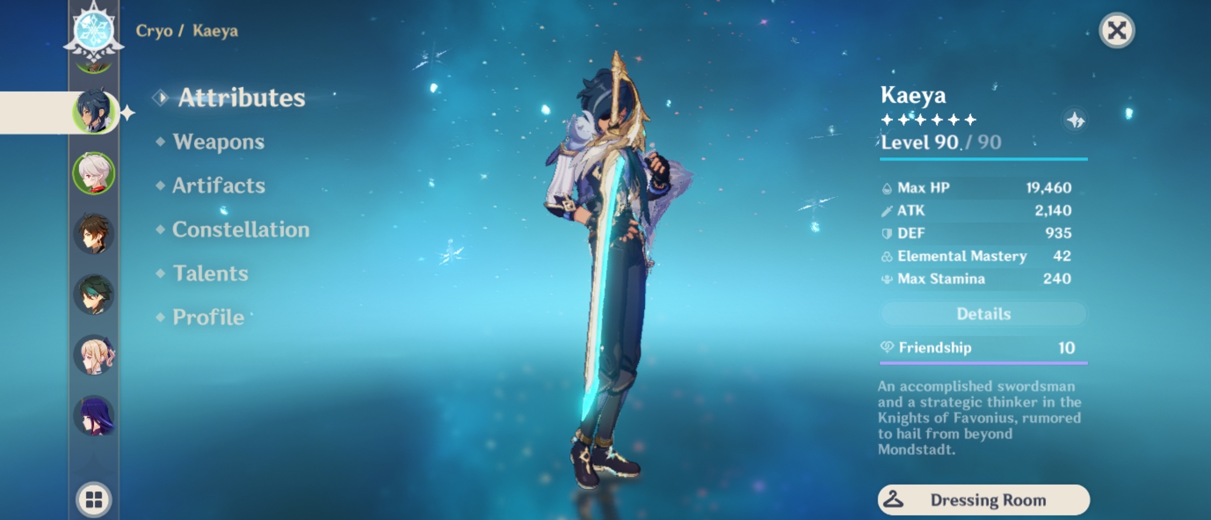 Kaeya's Build [a wip!] Genshin Impact | HoYoLAB