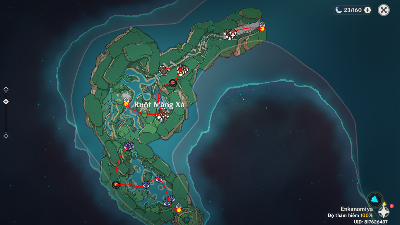 Enkanomiya monster route (Elite route) Genshin Impact | HoYoLAB