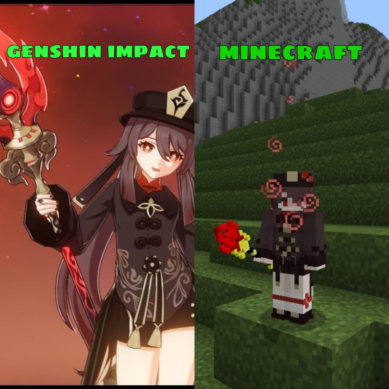 genshin impact + Minecraft= this Genshin Impact | HoYoLAB