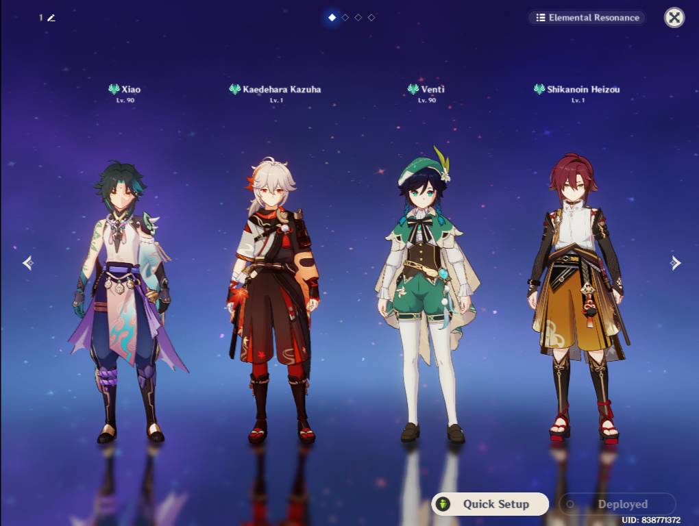 Anemo boys complete! Genshin Impact | HoYoLAB