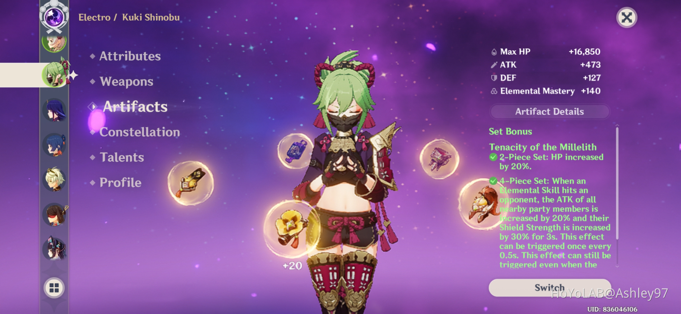 My Kuki Build Genshin Impact | HoYoLAB