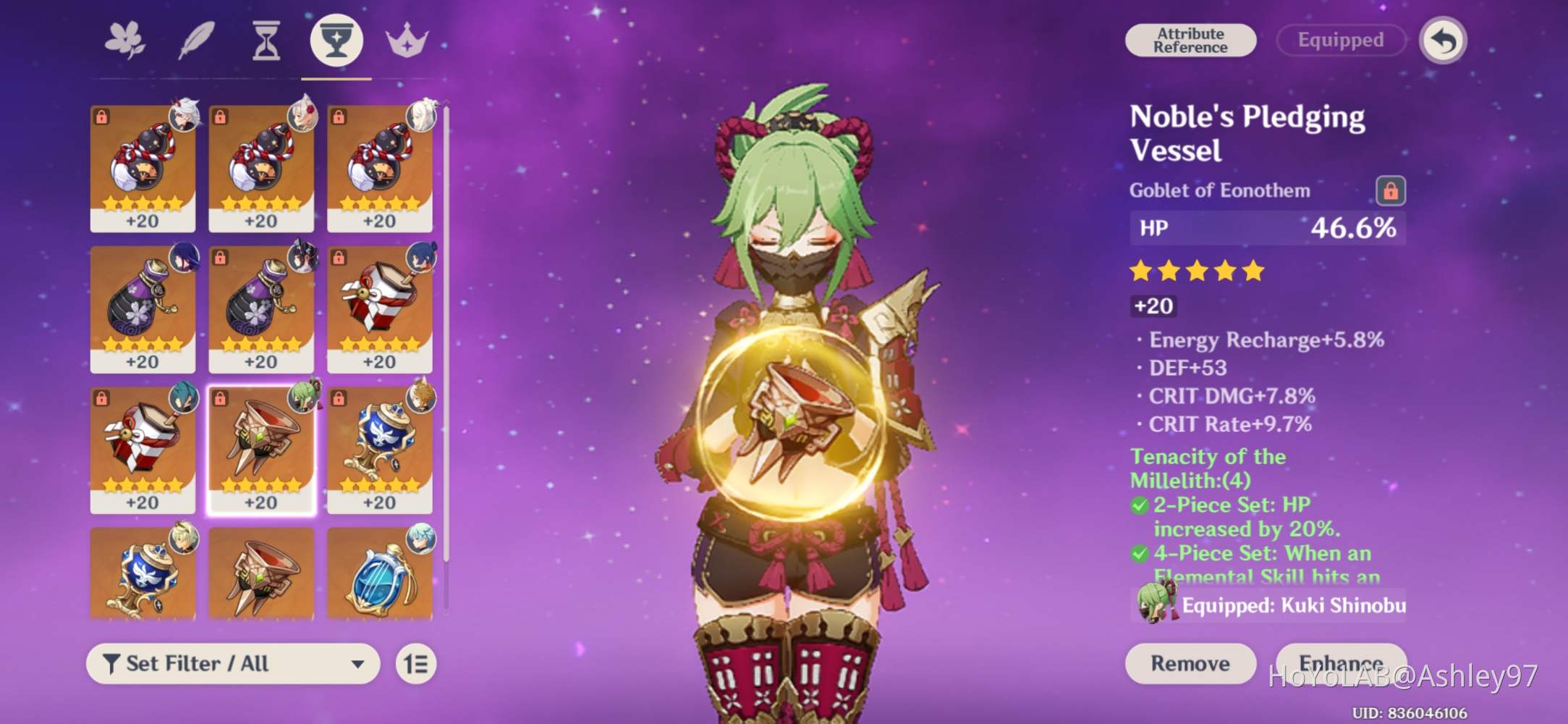 My Kuki Build Genshin Impact | HoYoLAB