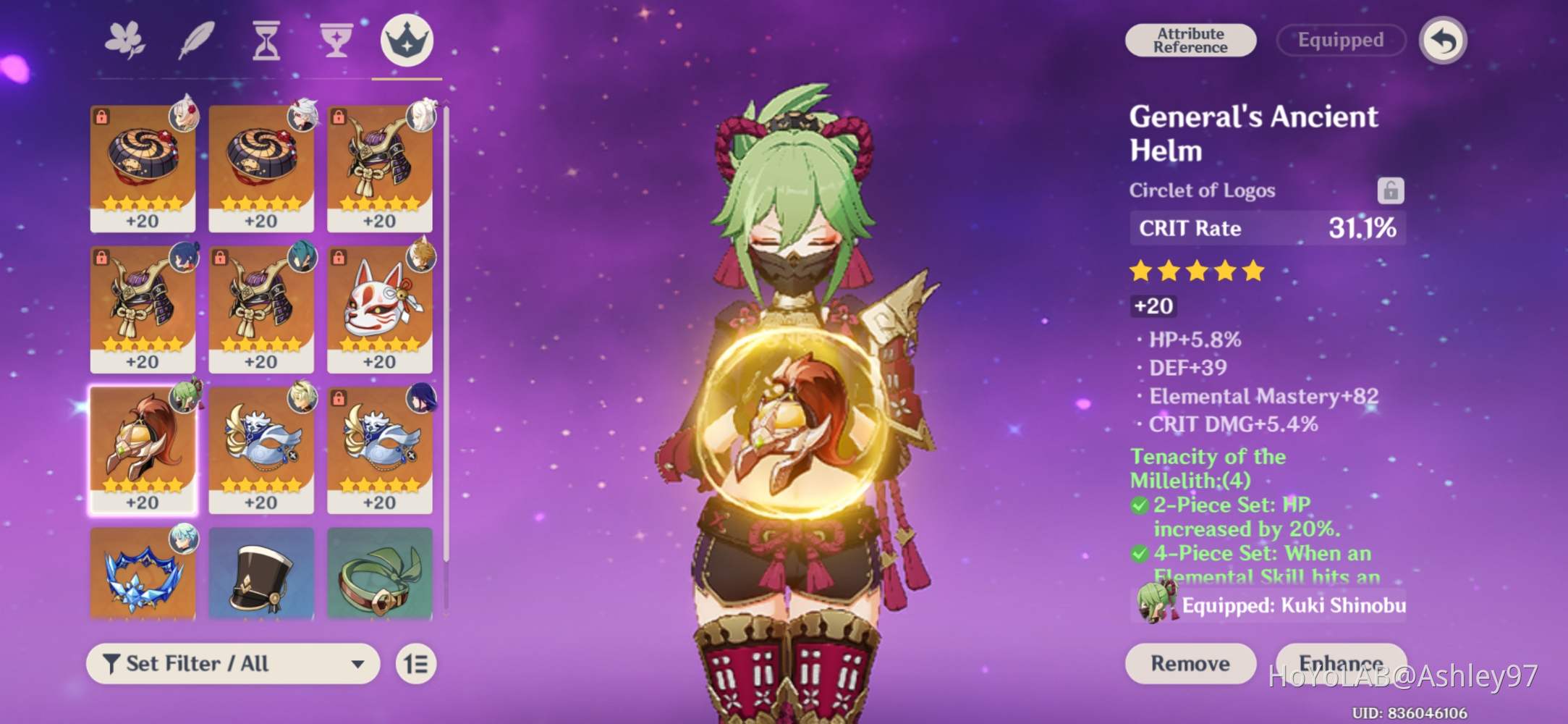 My Kuki Build Genshin Impact | HoYoLAB