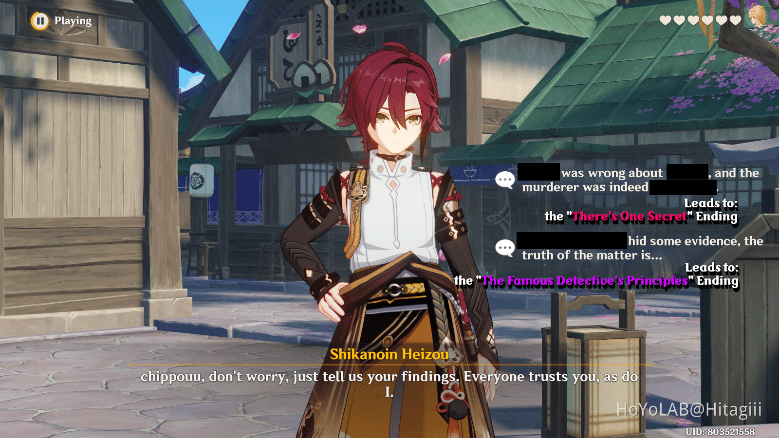 [Version 2.8] Shikanoin Heizou Hangouts Complete Guide [All Endings ...