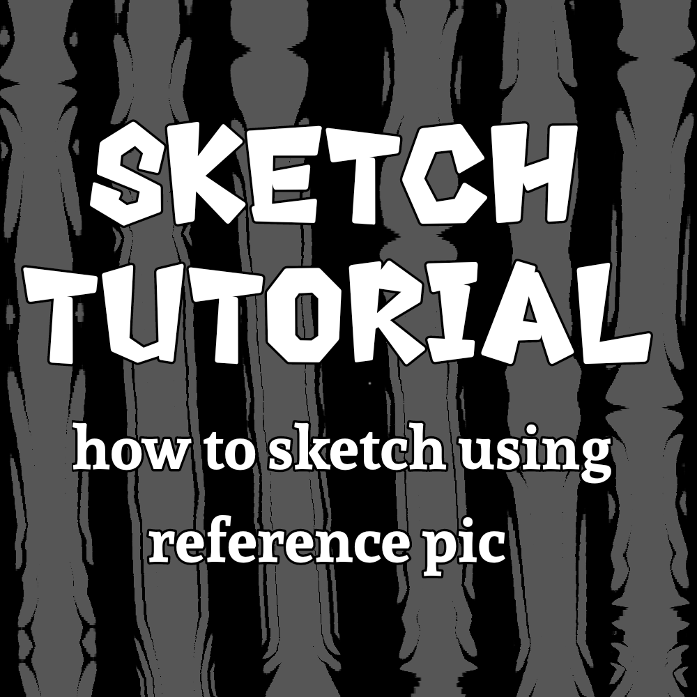 (tutorial) how to sketch using reference pic | HoYoLAB