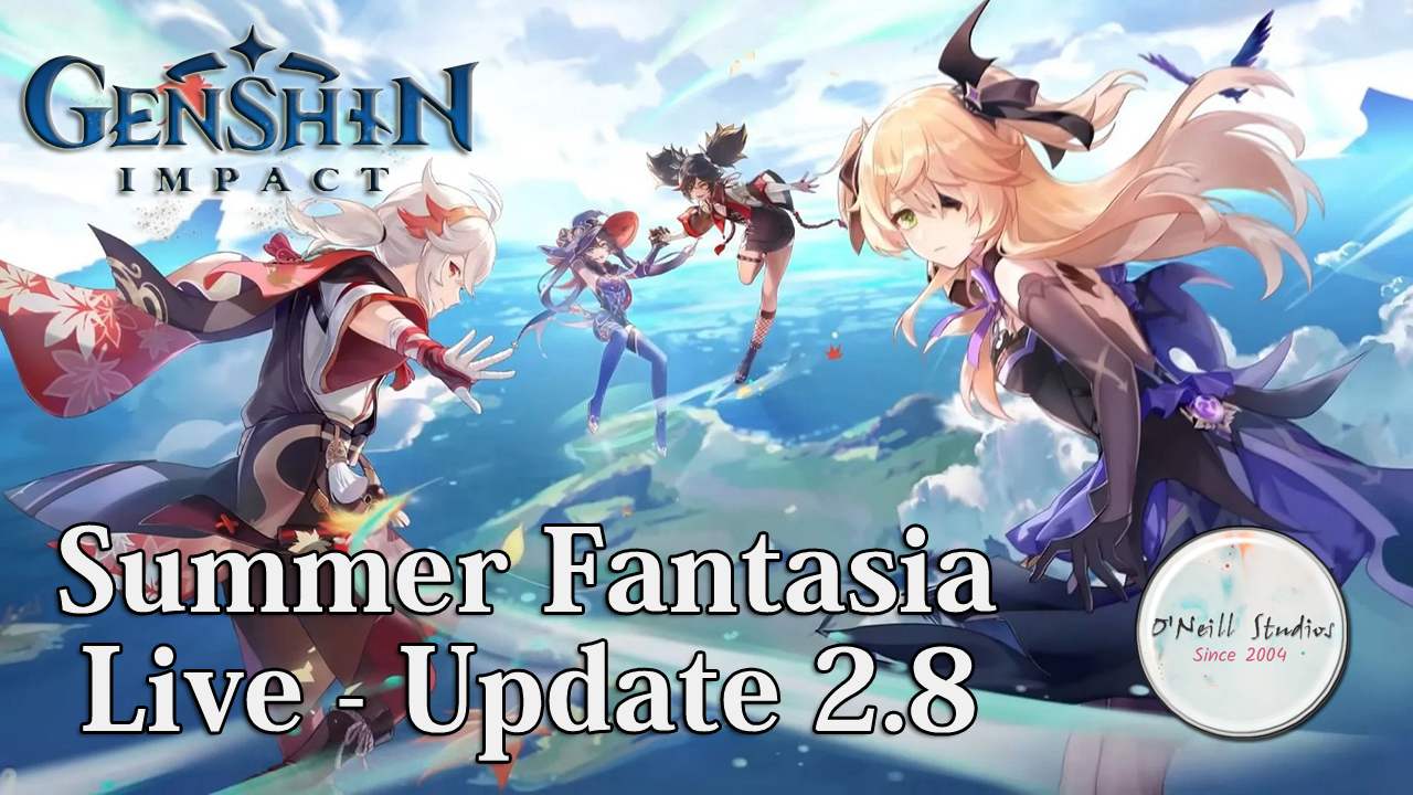 Genshim Impact - Update 2.8 Release - Summer Fantasia - Day 1 ...