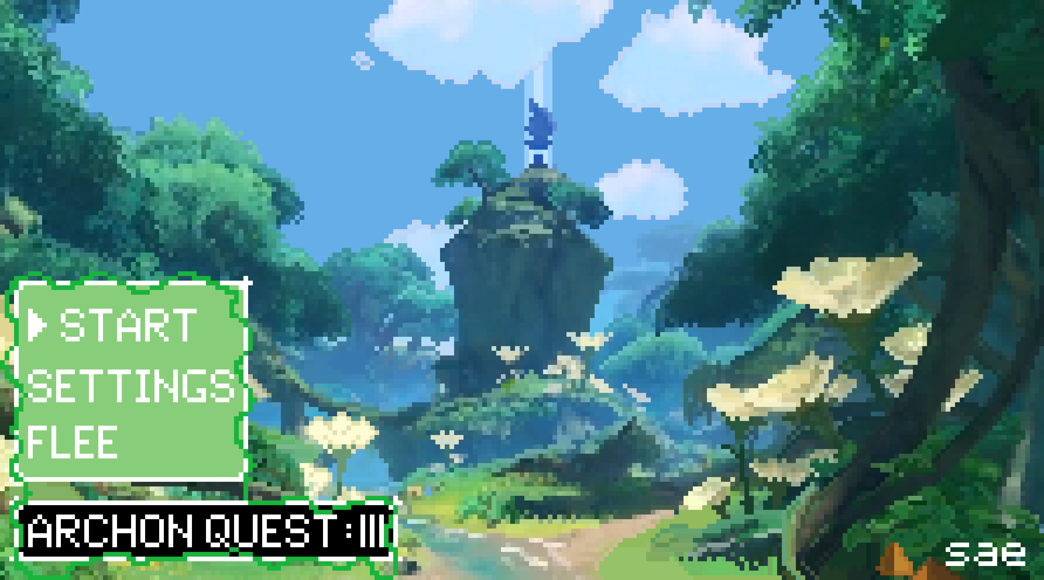 Pixel Sumeru starting screen Genshin Impact | HoYoLAB