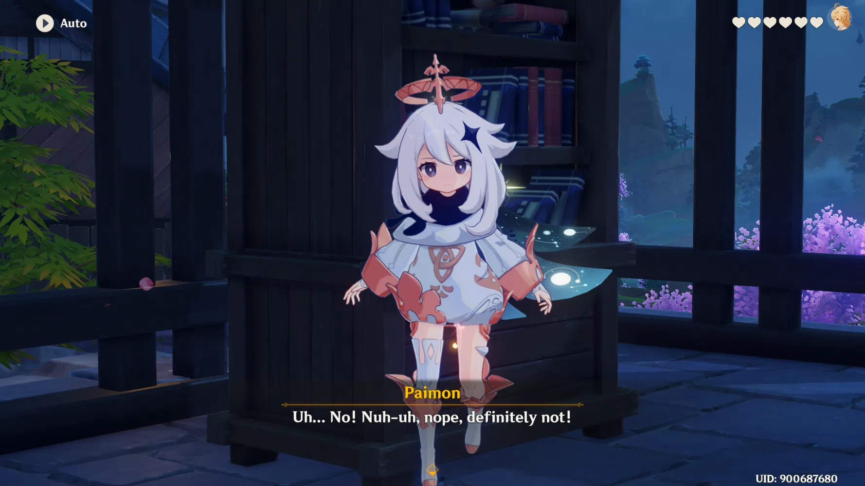 Oh noh! Paimon caught Red Handed. Wow Heizou intuition is very strong ...