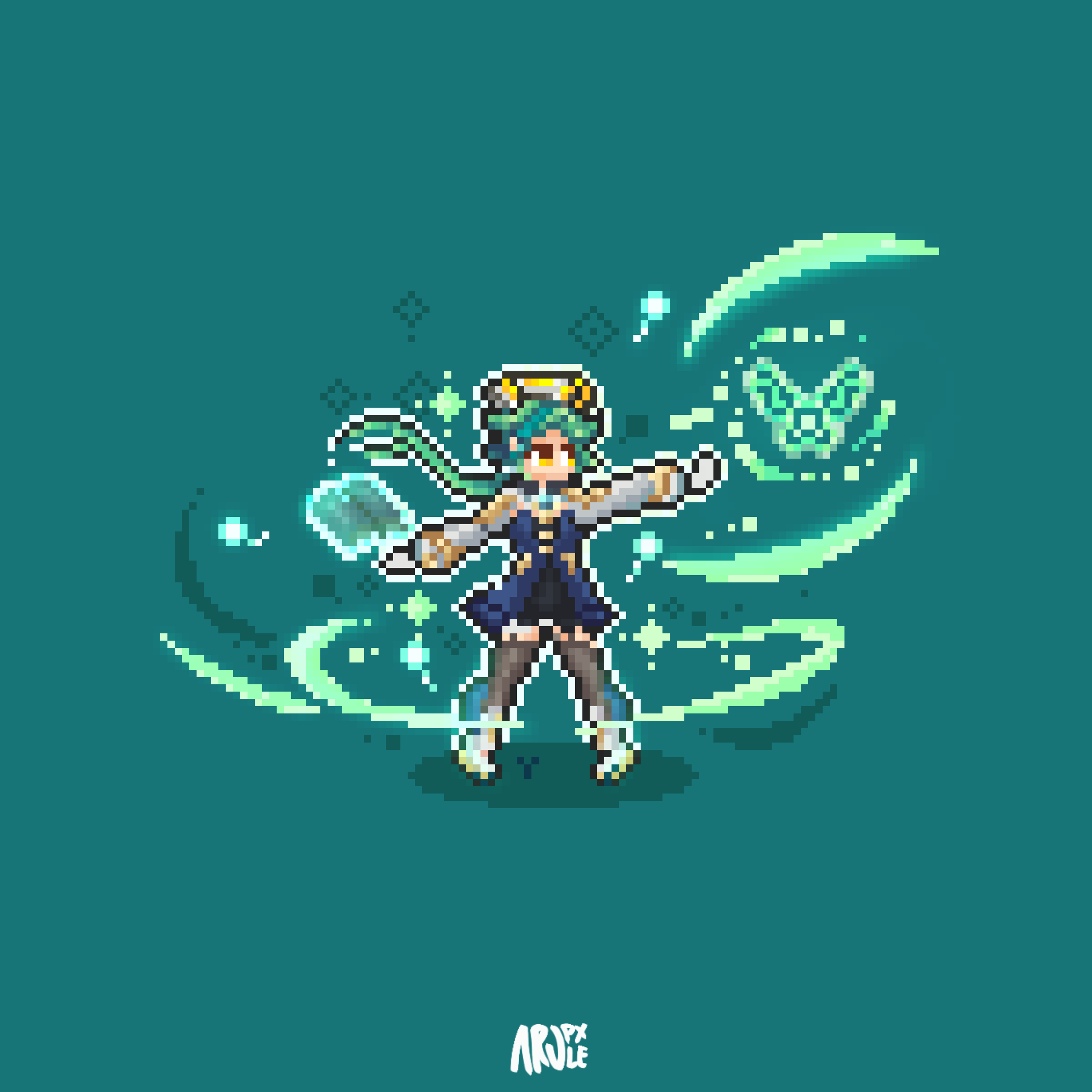 Sucrose Pixel Art Genshin Impact | HoYoLAB