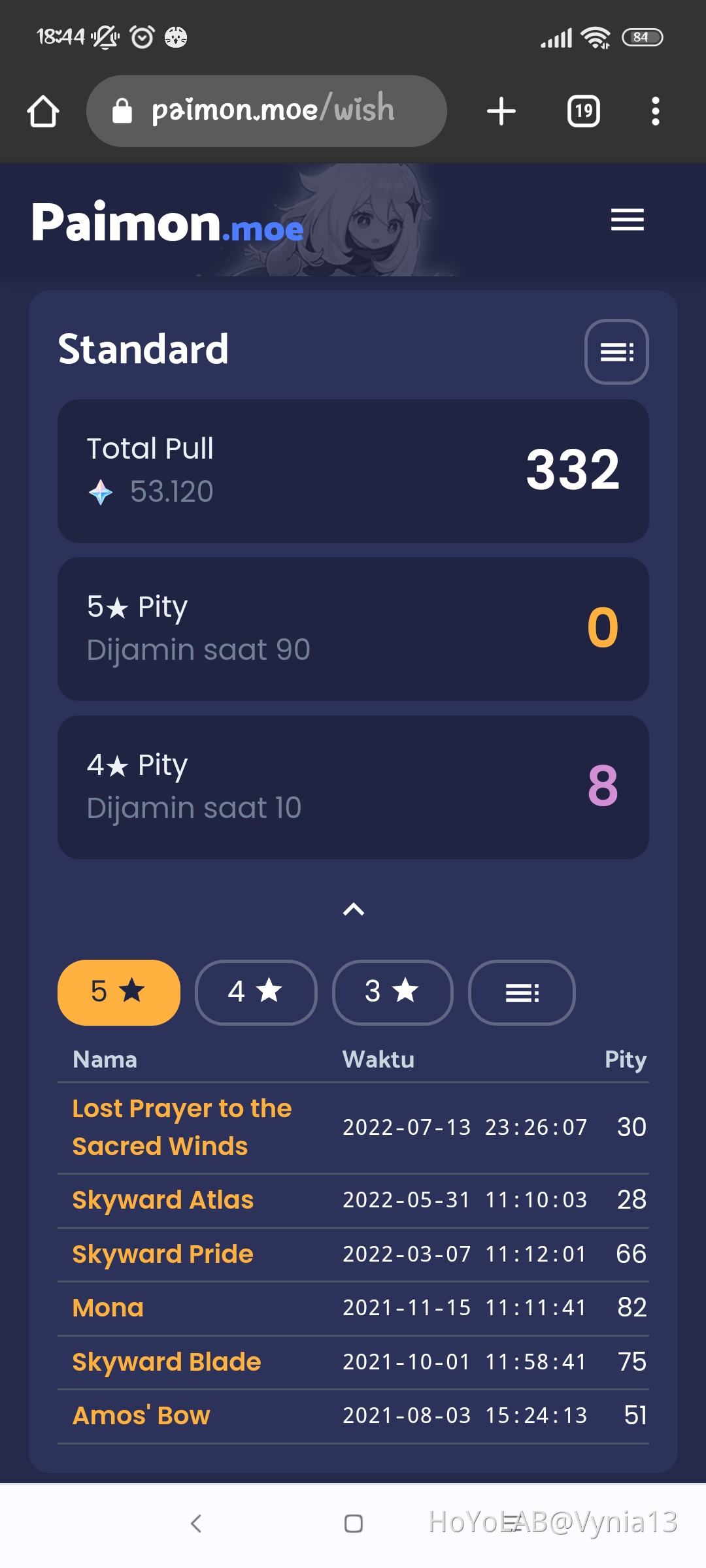 Soft Pity B5 Banner Standar Genshin Impact | HoYoLAB