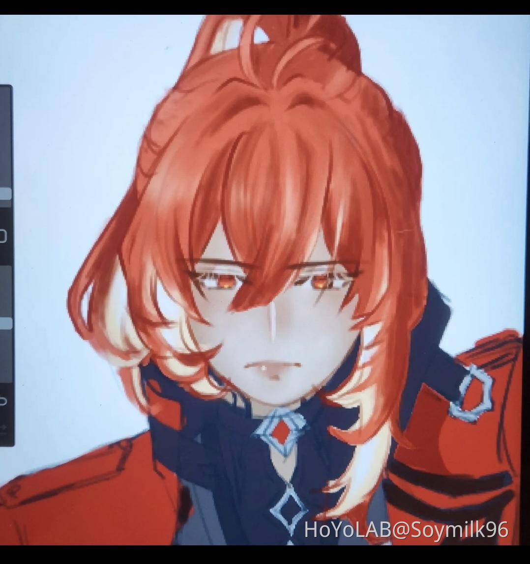 Diluc high ponytaillll Genshin Impact | HoYoLAB