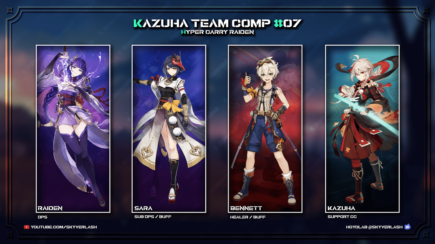 [Version 2.8] Kazuha Team Comp Rotation And Build Recommendation ...