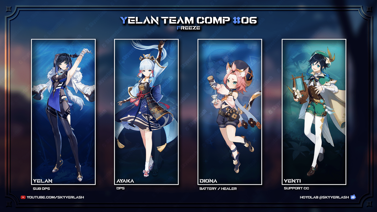 [Version 2.7] Yelan Master Guide | Best Build & Team Comp Synergy ...