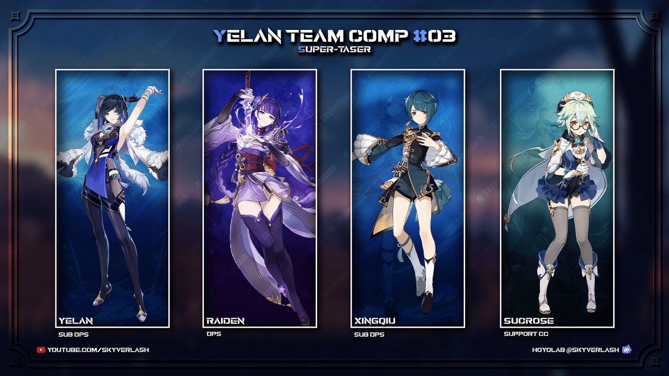 [Version 2.7] Yelan Master Guide | Best Build & Team Comp Synergy ...
