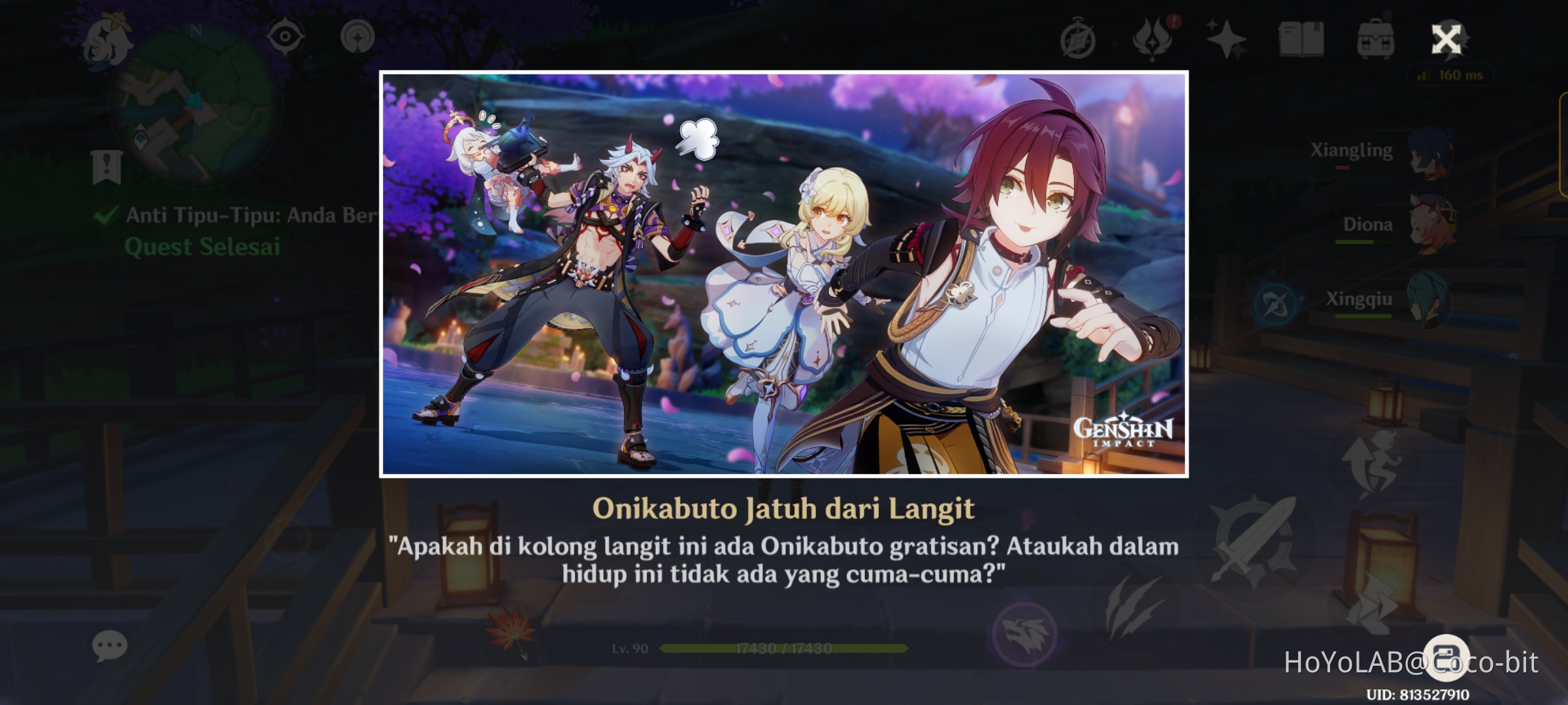Onikabuto jatuh dari langit - story Heizou Genshin Impact | HoYoLAB