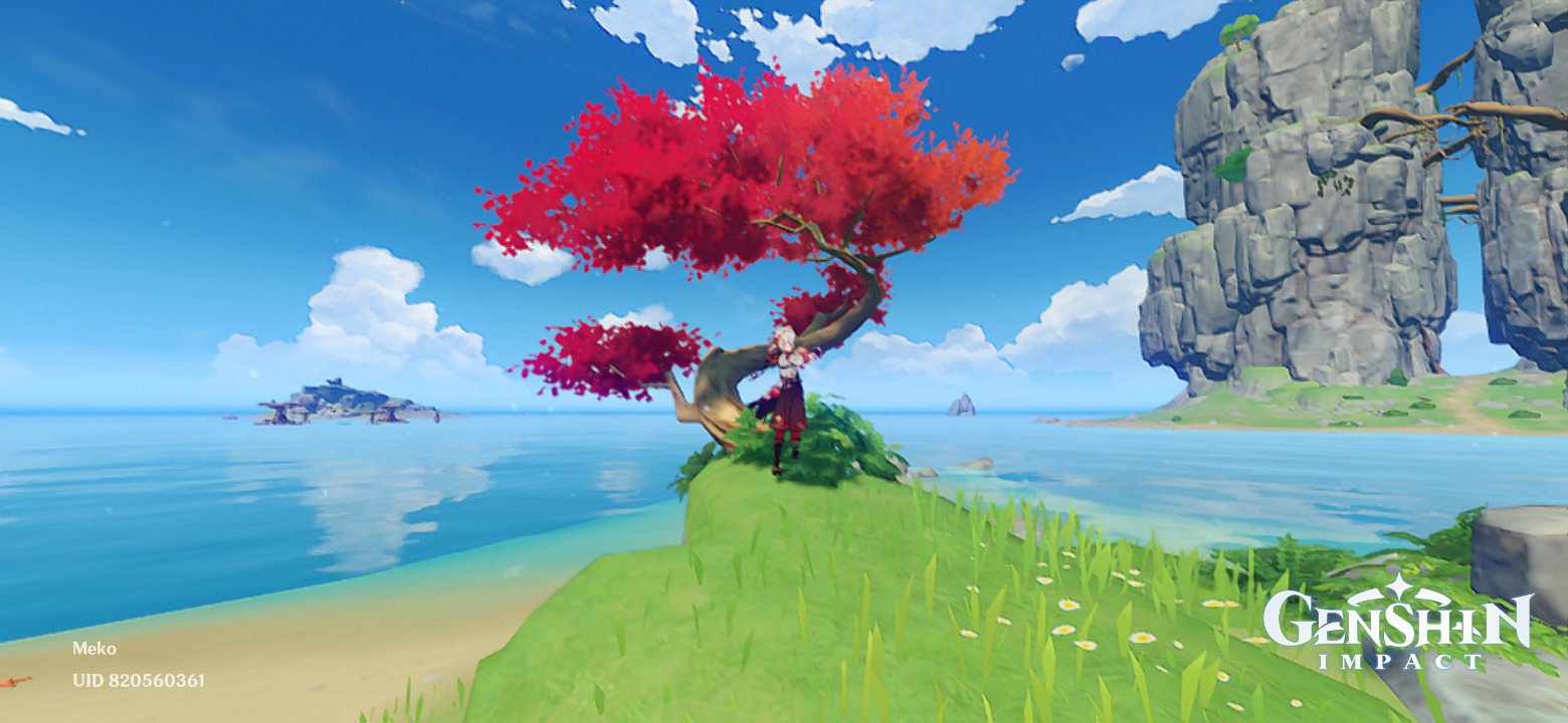 red tree Genshin Impact | HoYoLAB