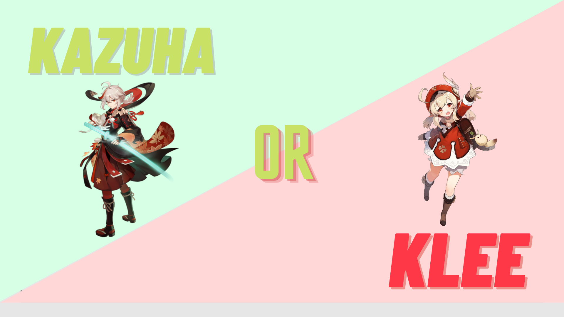 Klee or Kazuha? Who to pull? Genshin Impact | HoYoLAB