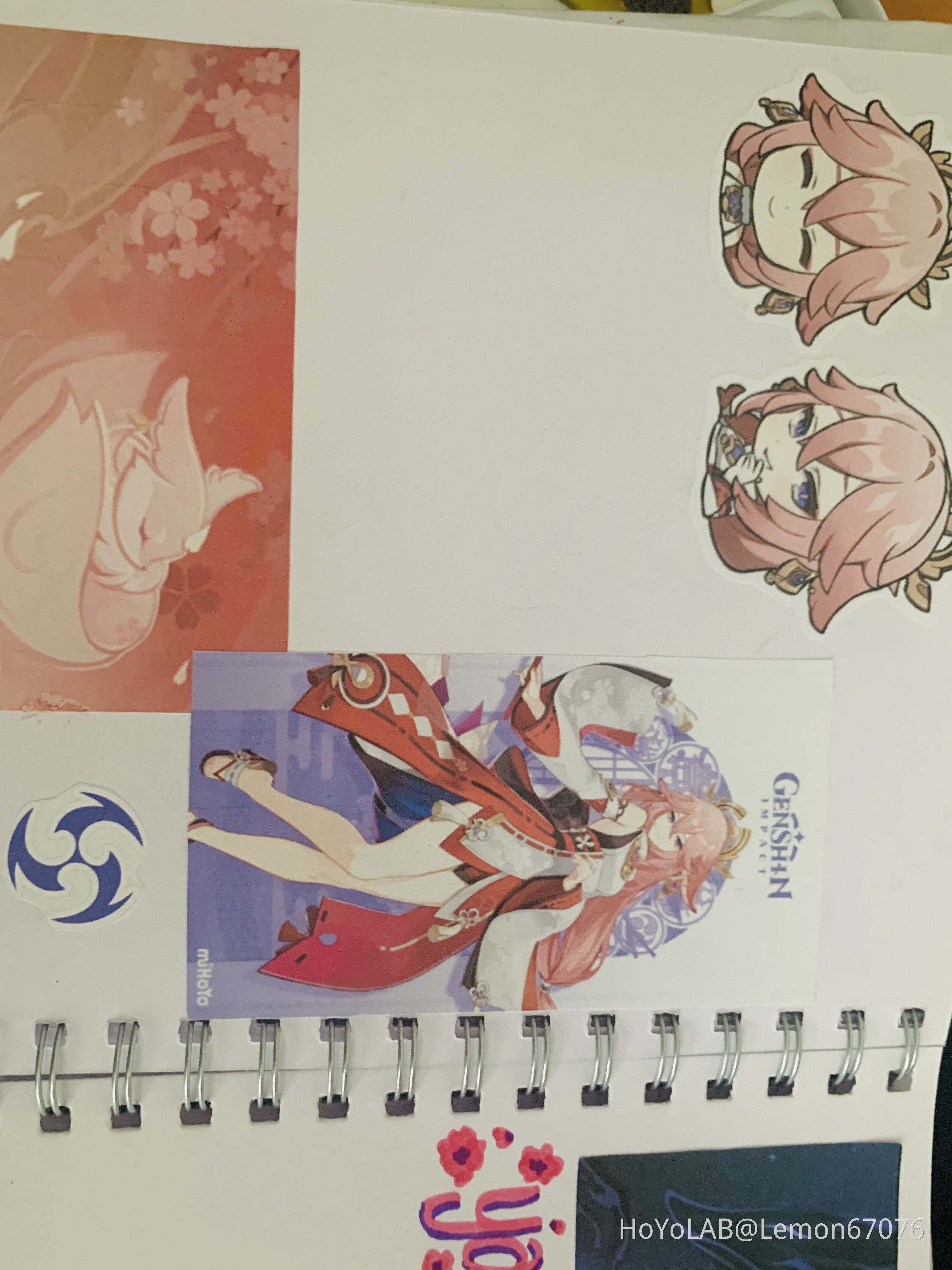 Yae Miko Journal spread Genshin Impact | HoYoLAB