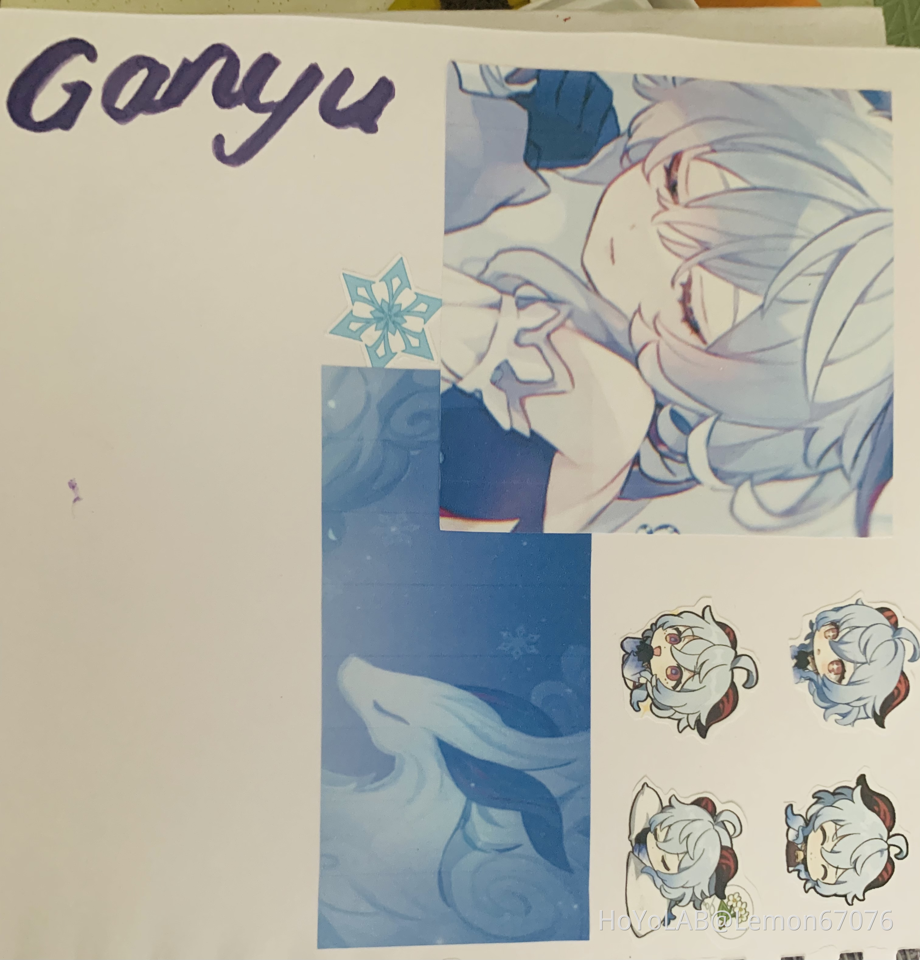 Ganyu Journal Page Genshin Impact | HoYoLAB