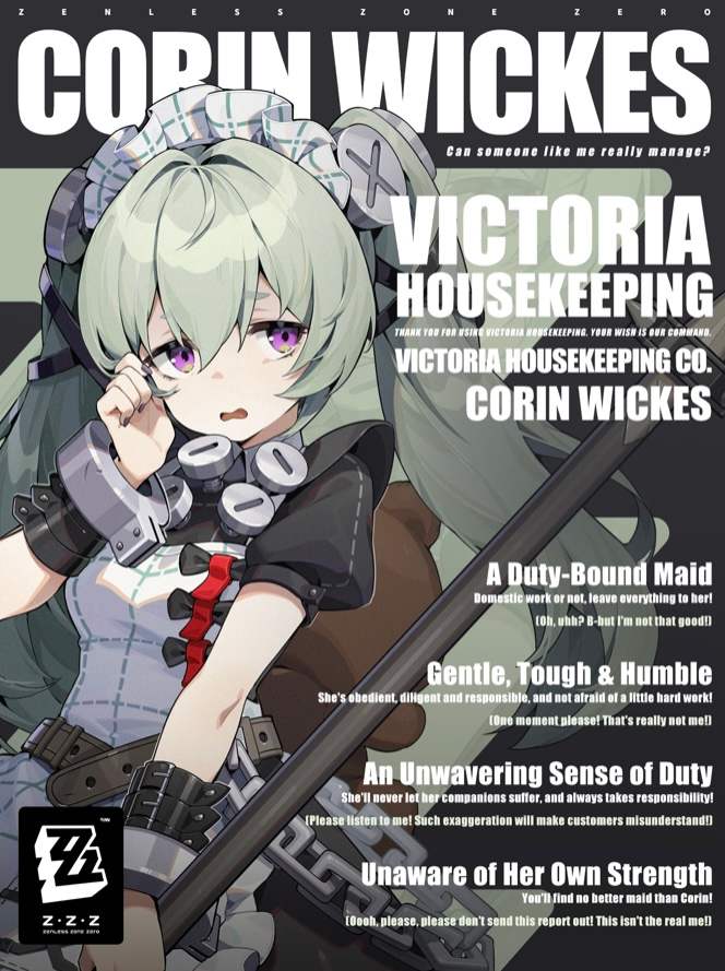 ZZZ Charakter Beschreibung: Corin Wickes Zenless Zone Zero | HoYoLAB