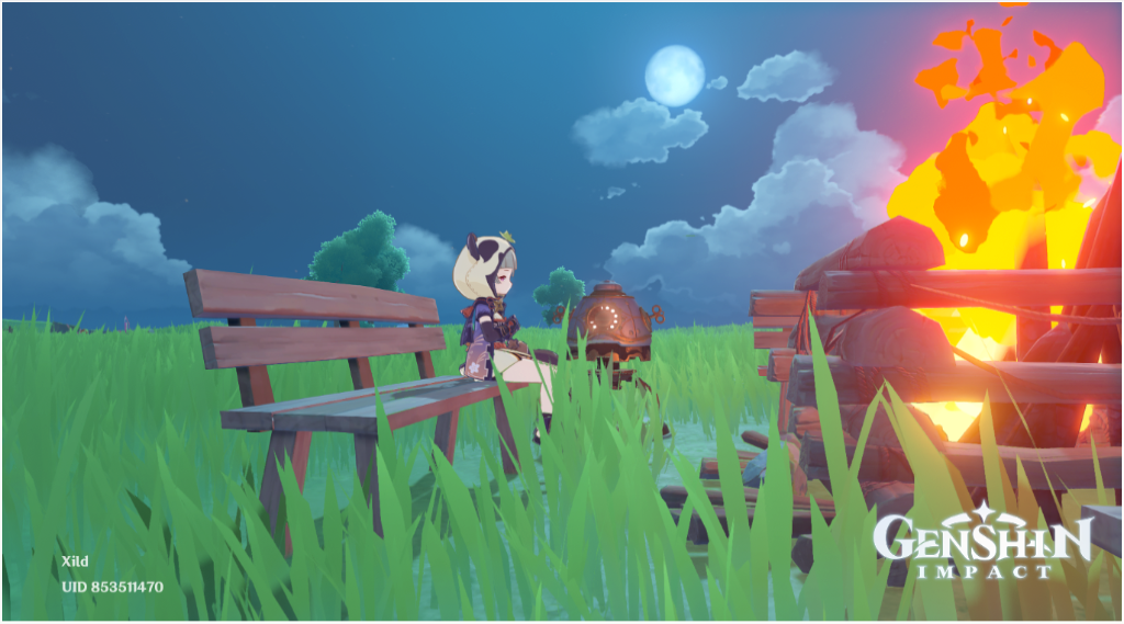 Đơn giản chỉ là Sayu và trăng 🌕 Genshin Impact | HoYoLAB