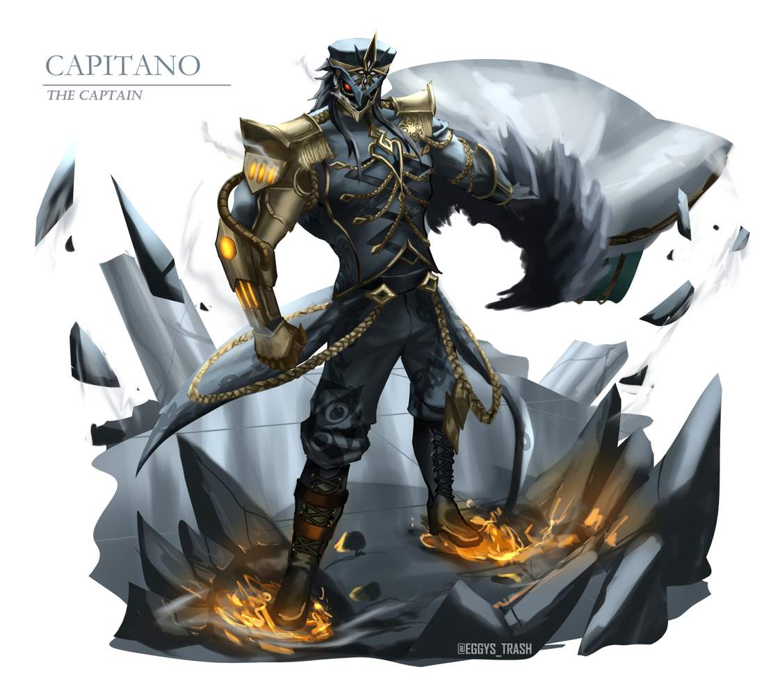 CAPITANO Fan Splash Art Genshin Impact | HoYoLAB