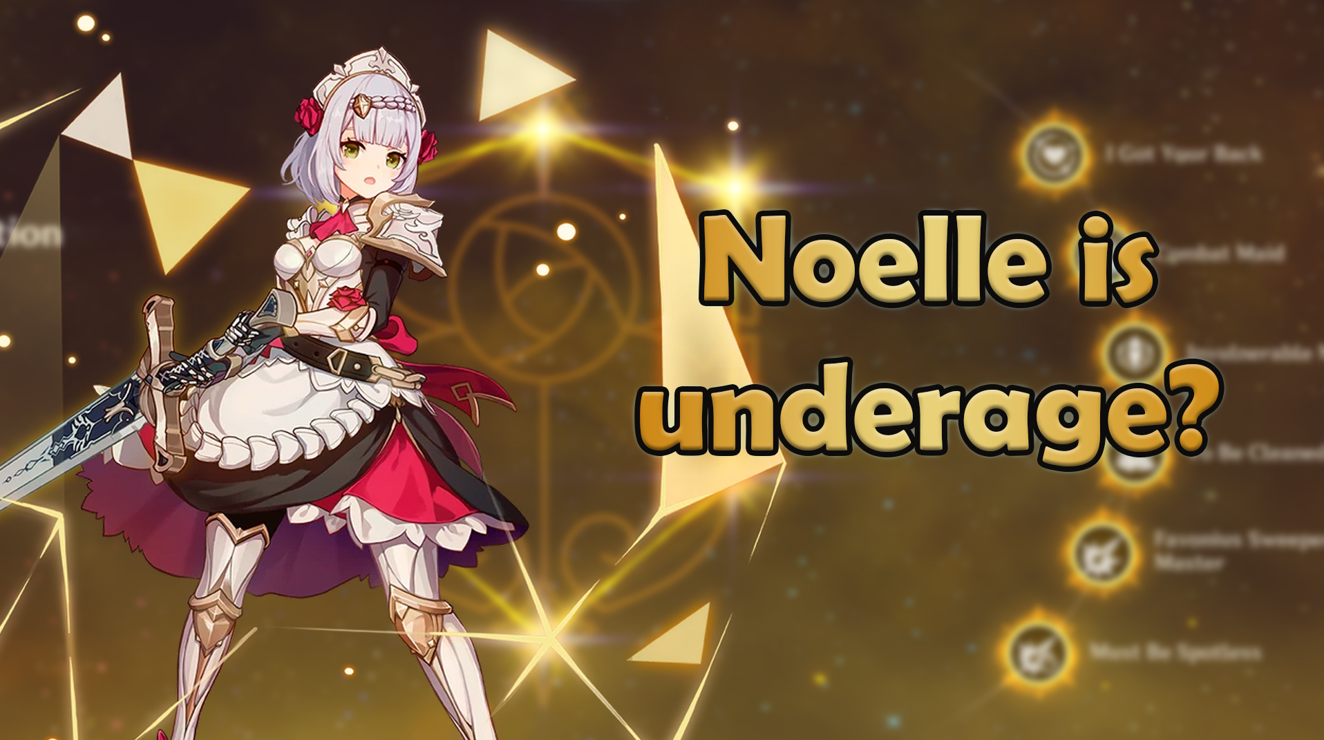 5 facts you didn't know about Noelle Genshin Impact | HoYoLAB