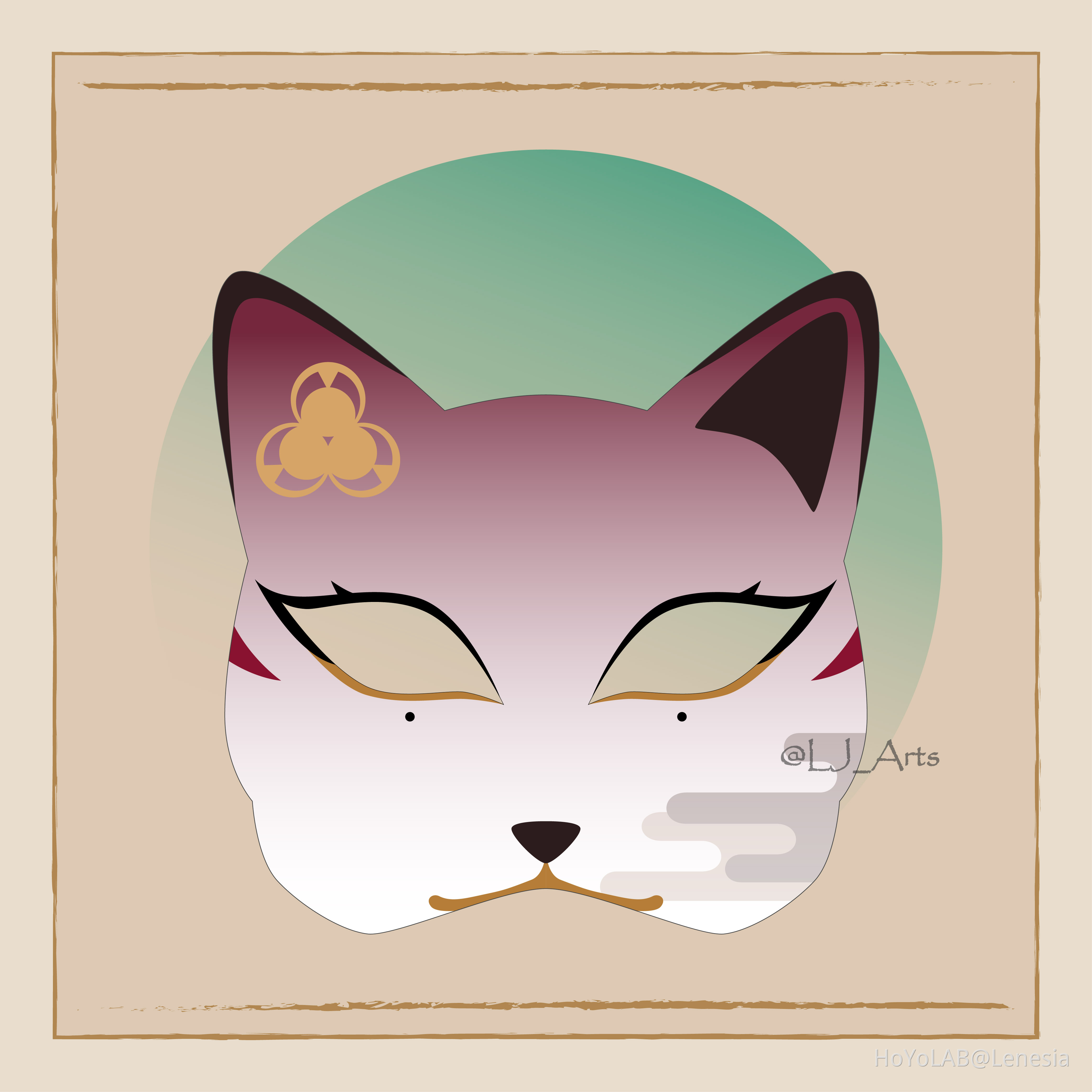 Heizou | Inazuma Kitsune Mask Genshin Impact | HoYoLAB