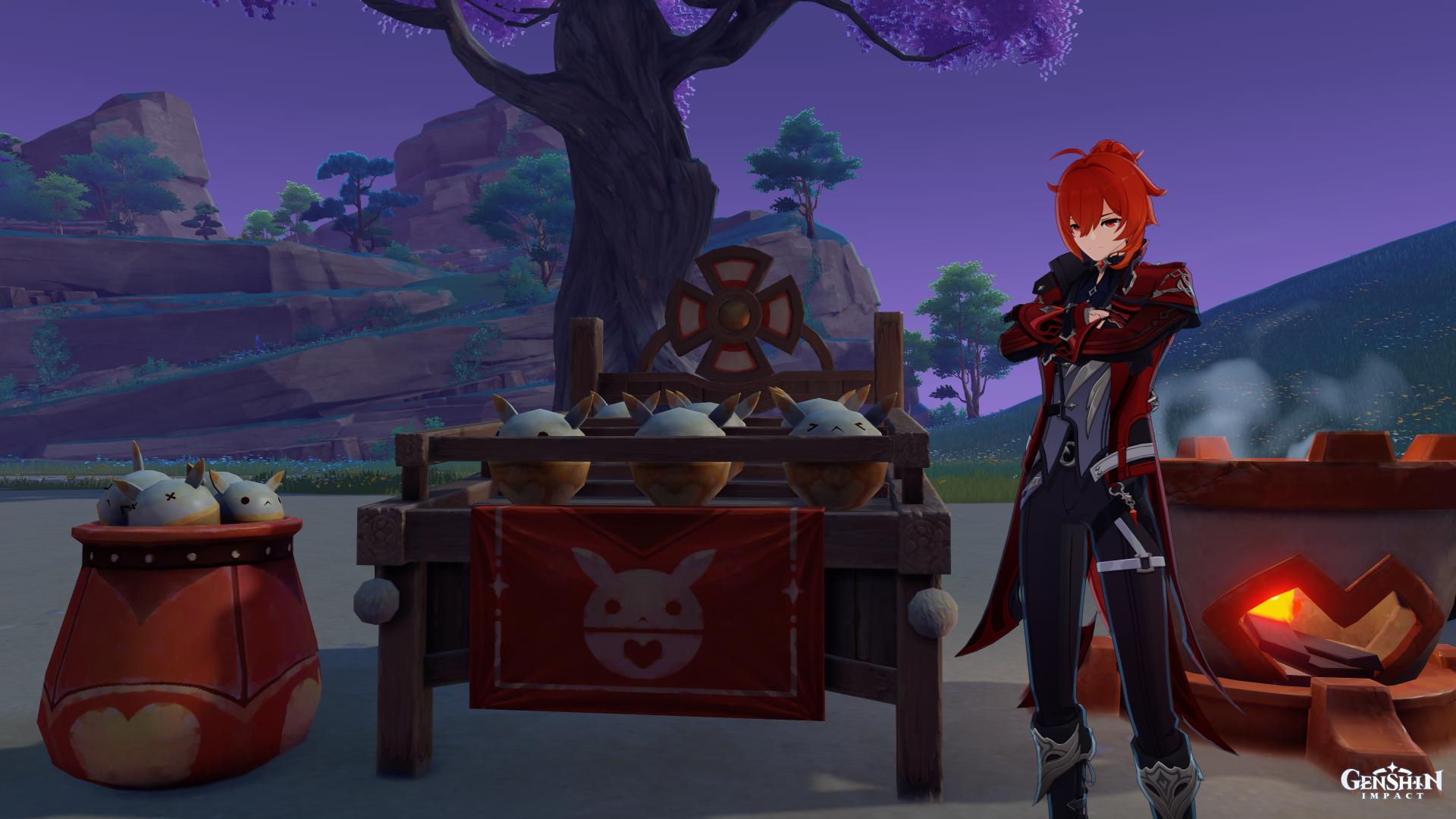 I present to you, Diluc: Seller of Dodocos. Genshin Impact | HoYoLAB