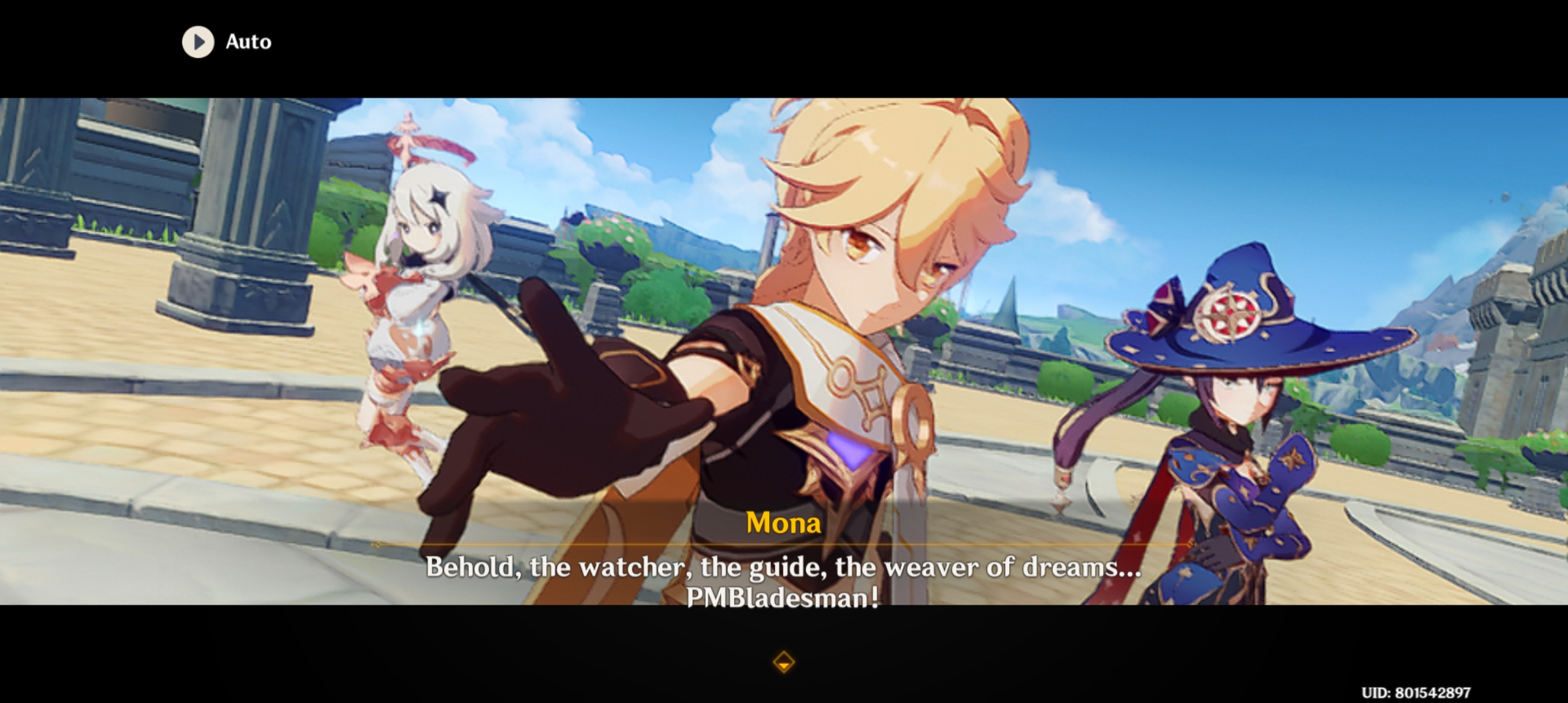 The Traveler w/ Paimon and Mona Genshin Impact | HoYoLAB