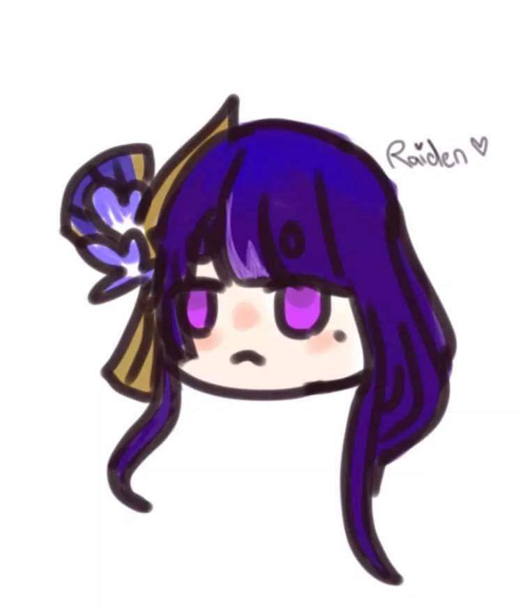 Raiden Chibi Genshin Impact | HoYoLAB