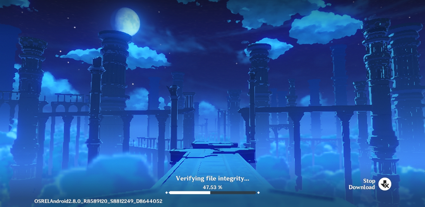 This screen appears after bug fixes waste a lot of time. Genshin Impact ...