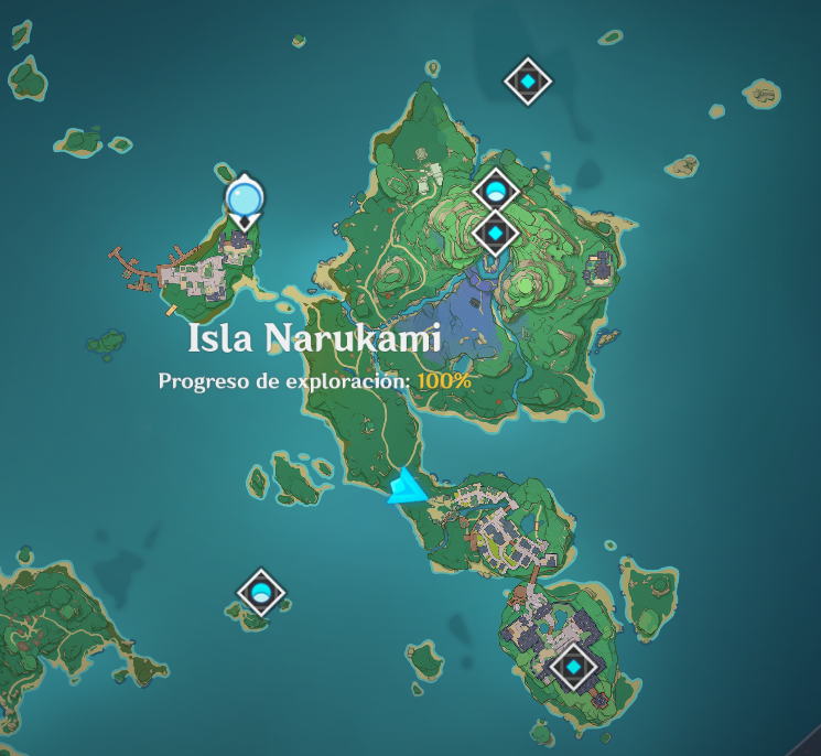 Isla Narukami - progreso Genshin Impact | HoYoLAB