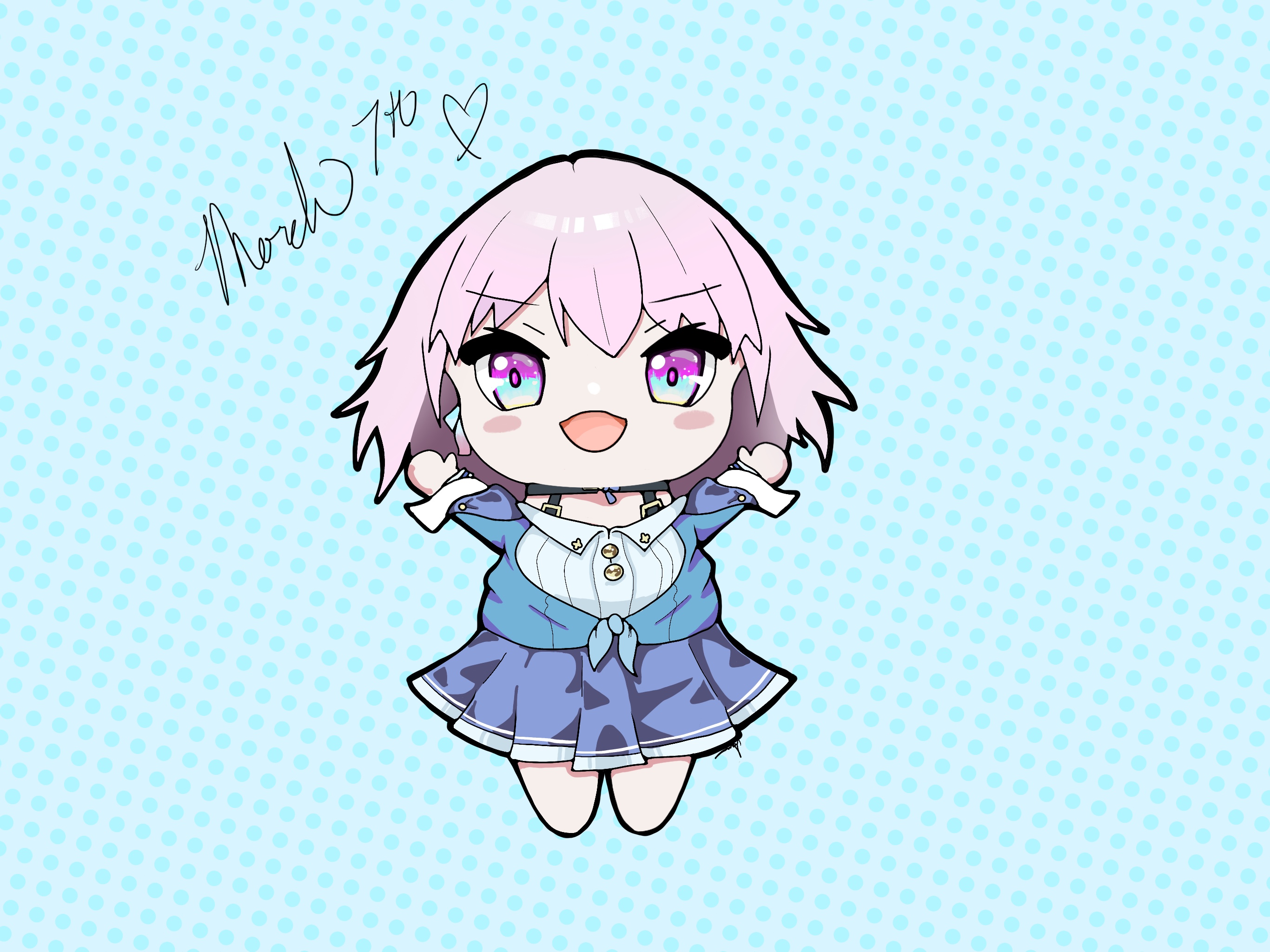March 7th Chibi fan art by me 🥰 Honkai: Star Rail | HoYoLAB